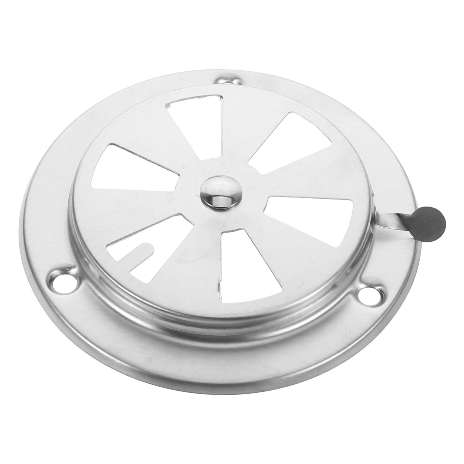 WORGEOUS Bbq Grill Air Vent Damper Stainless Steel Vents Cover Silver ...
