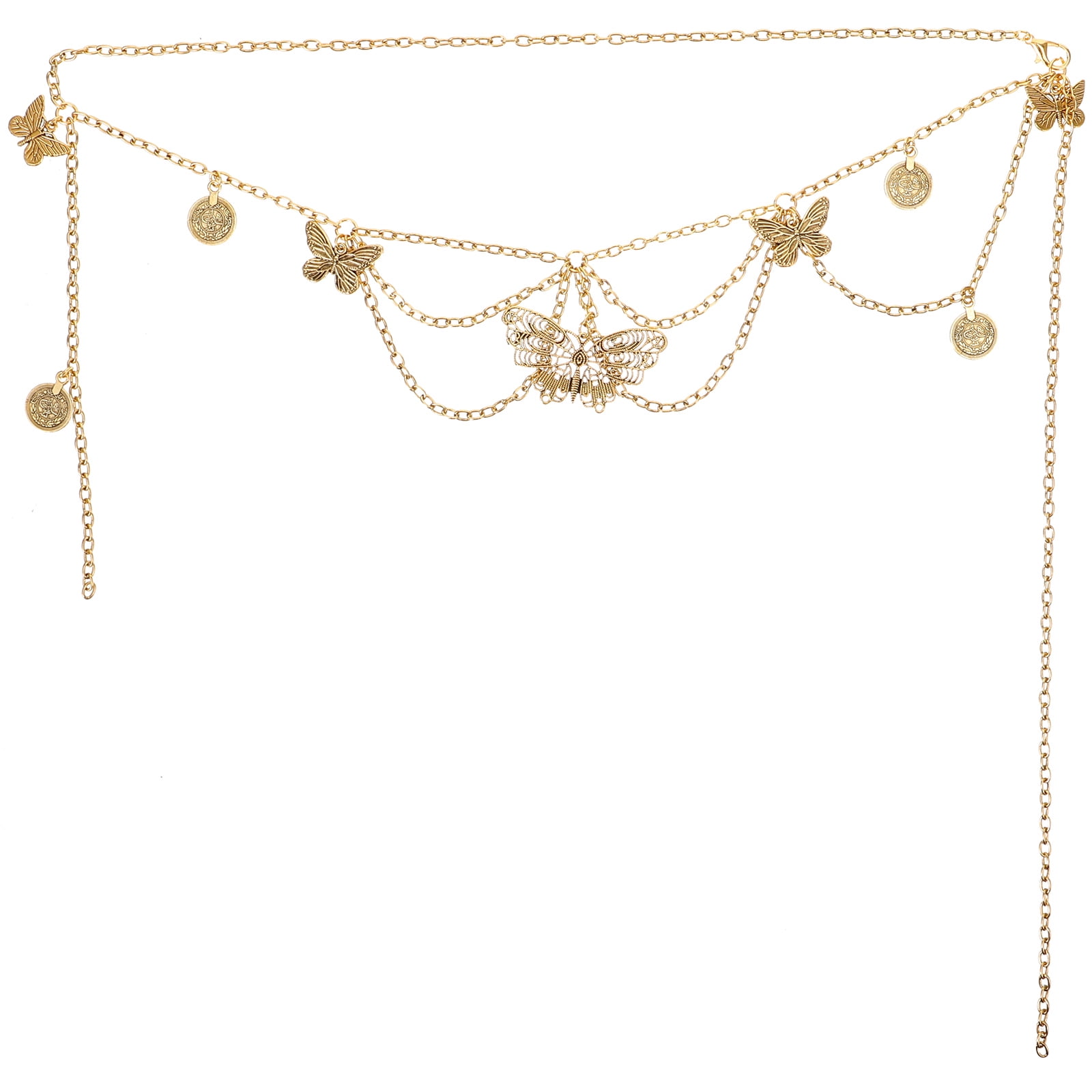 WORGEOUS Beach Waist Chain Belly Button Chain Miss 107.50X9.00X0.50CM ...