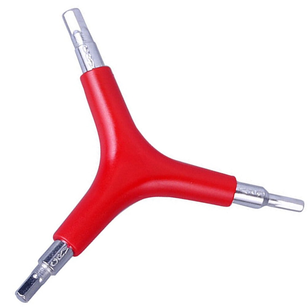 WORGEOUS Bike 3-Way Y Handle Socket Trigeminal Wrench 4mm 5mm 6mm Y ...