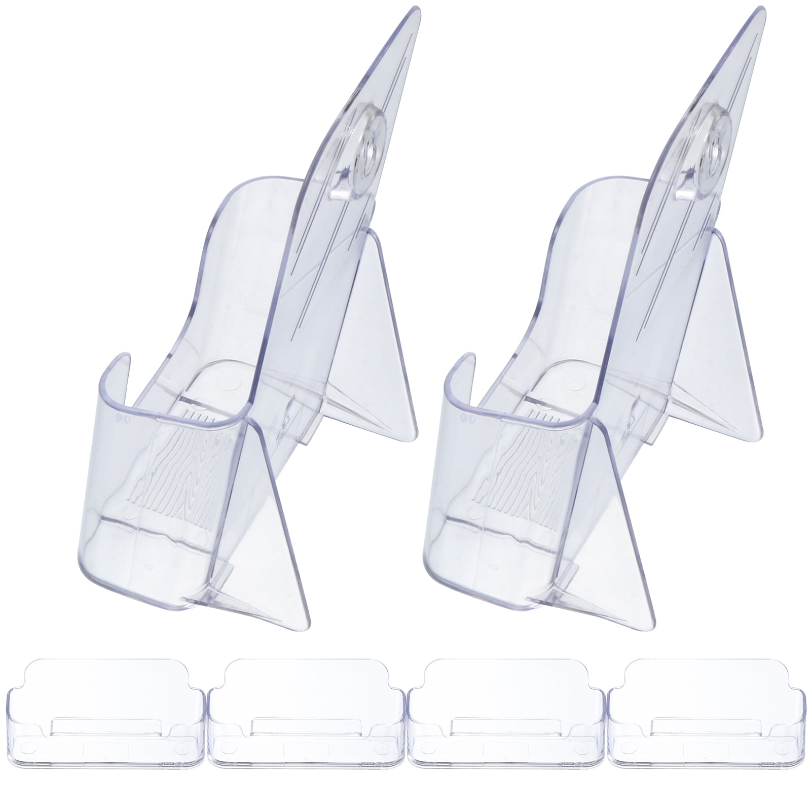 FUEENIRVA Acrylic File Display Stand Books 6Pcs 7.9In X 4.3In - Walmart.com