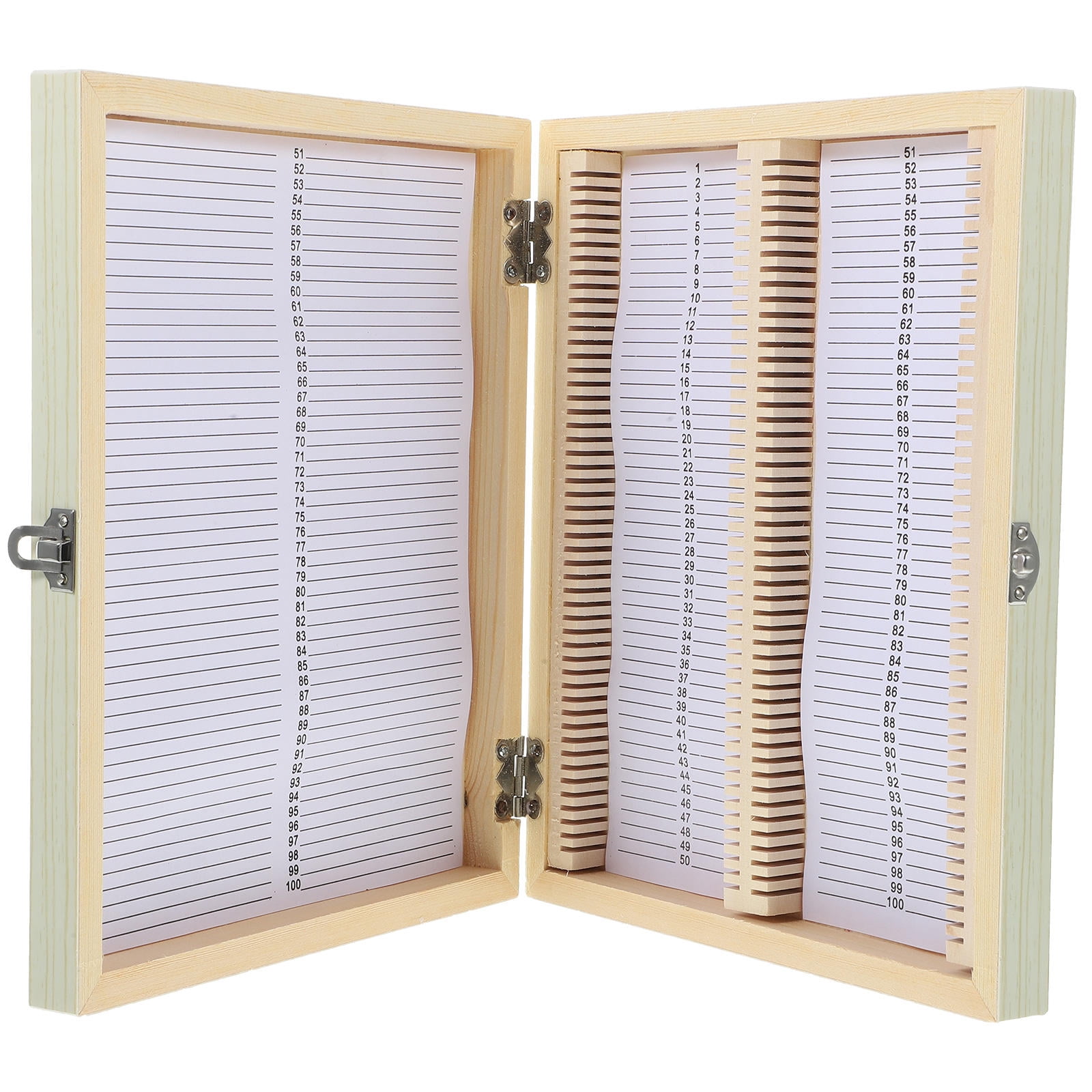 WORGEOUS Biology Slide Holders Biological Slice Box Microscope ...