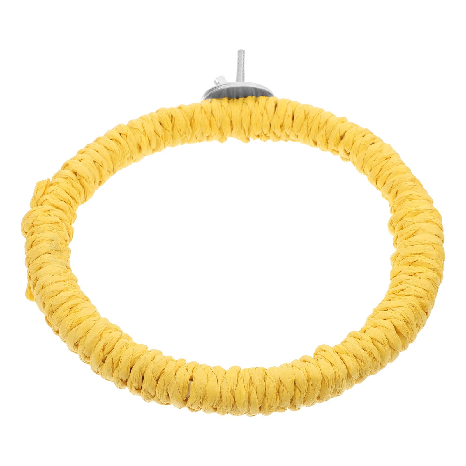 WORGEOUS Bird Rope Toy Round Circle Rings Paper Rope Swing Toy Pet Bird ...