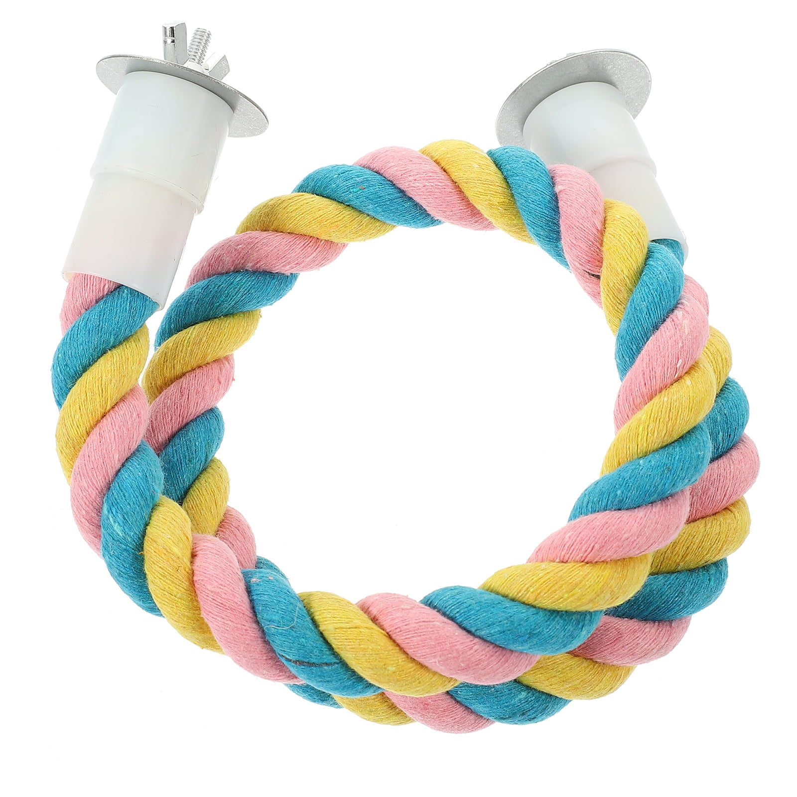 WORGEOUS Bird Sticks for Cage Feeder Toy Cotton Rope Practical ...