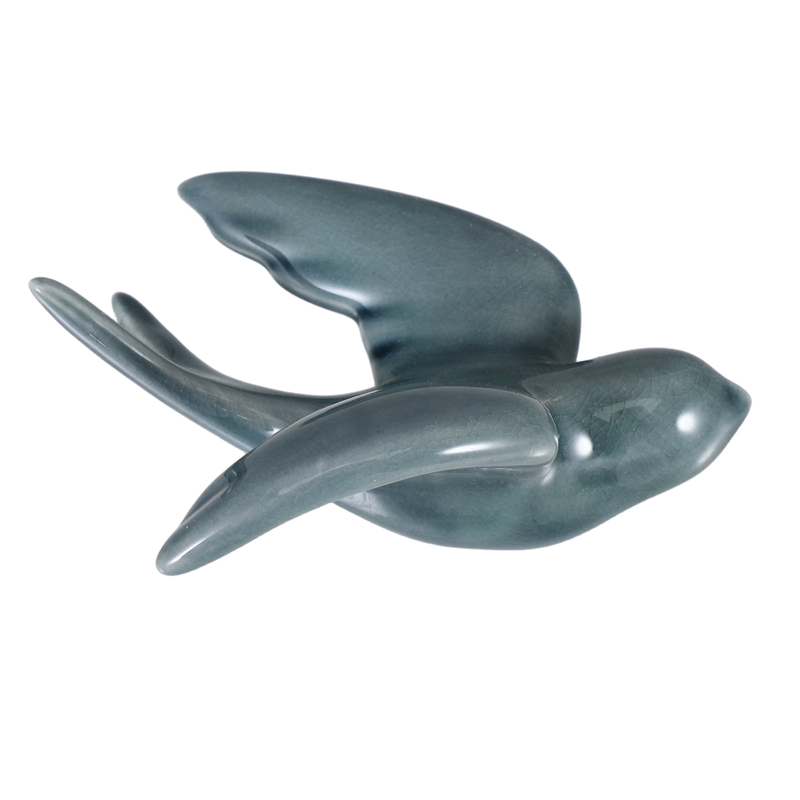 WORGEOUS Birds Wall Figurines Ceramic Bird Wall Art Swallow Wall ...