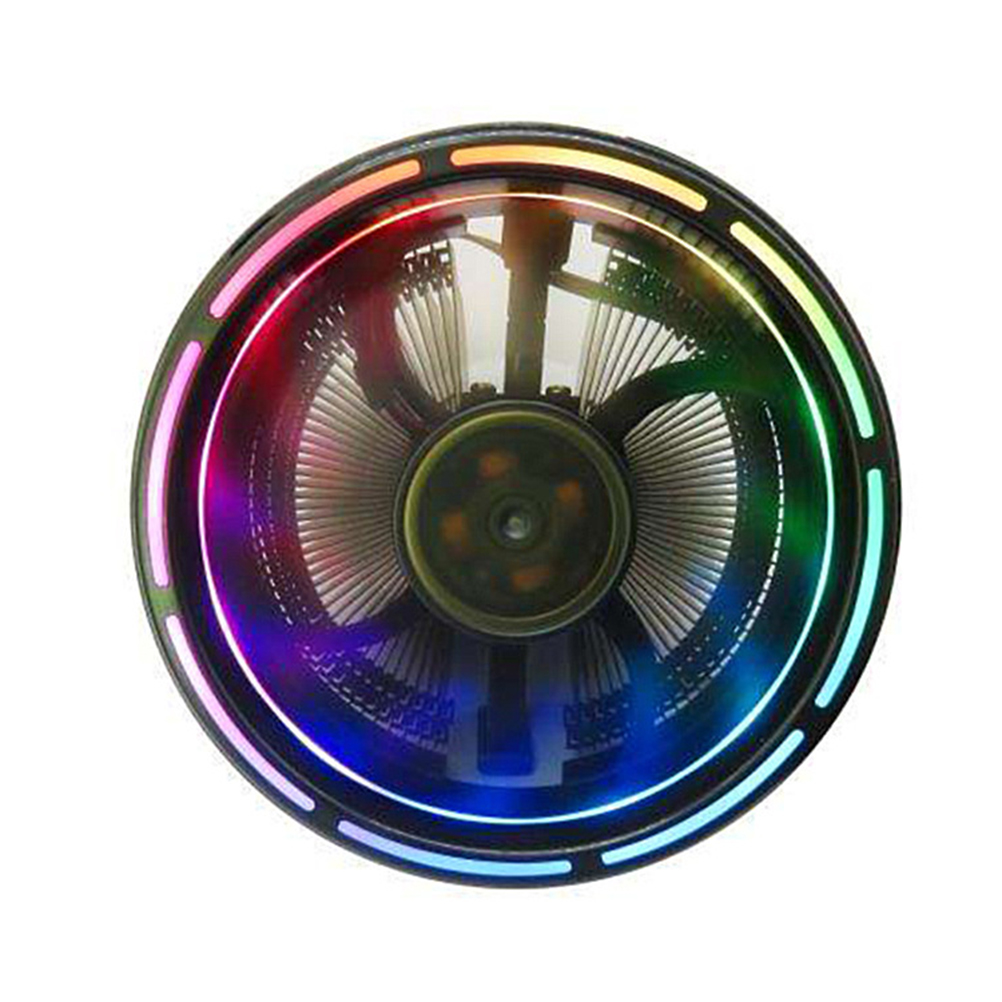 WORGEOUS Black PC Computer Fan 3pin Case Colorful Cooling Fan RGB ...