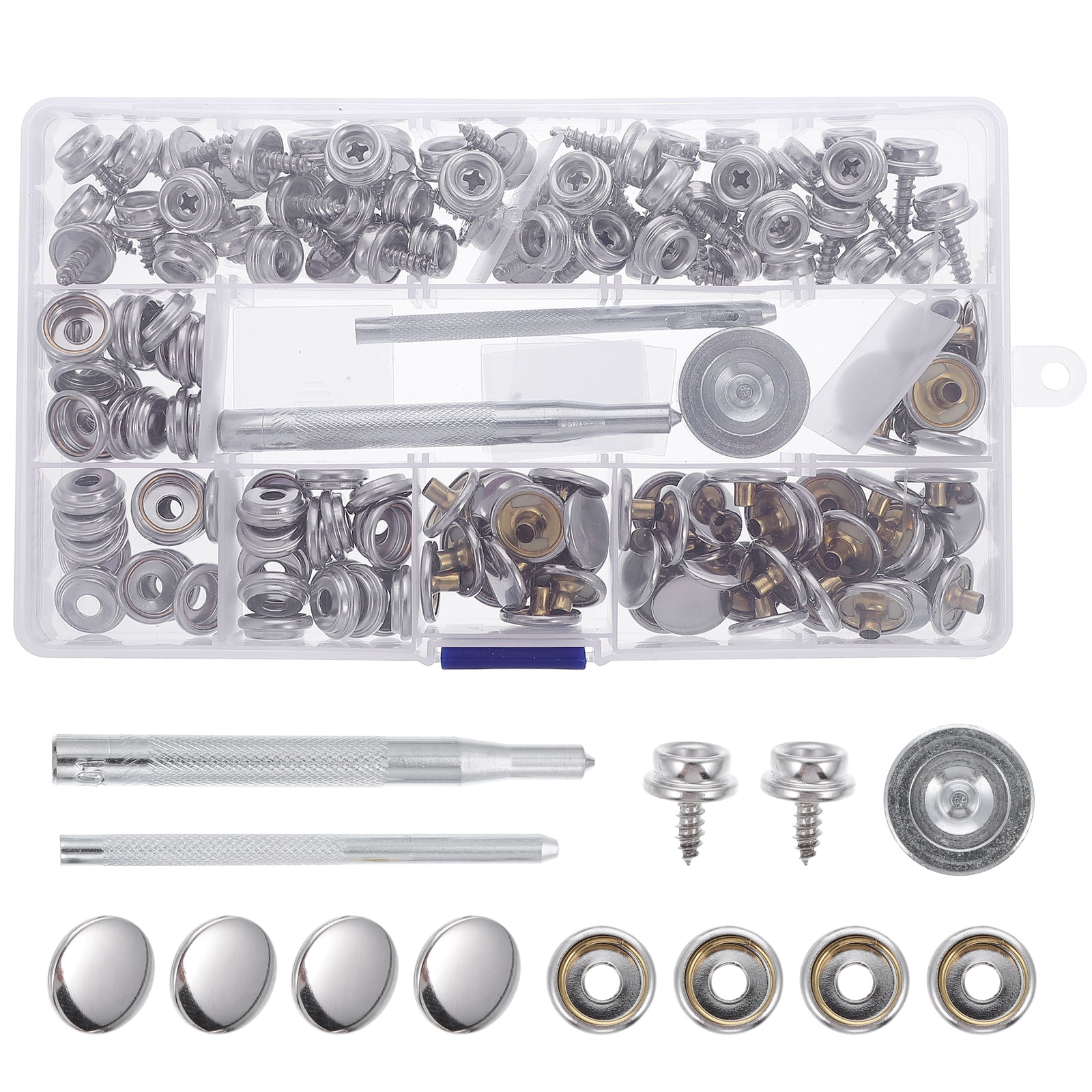 WORGEOUS Boat Tarp Big White Buckle Oxidation Resistant Snap Fastener ...