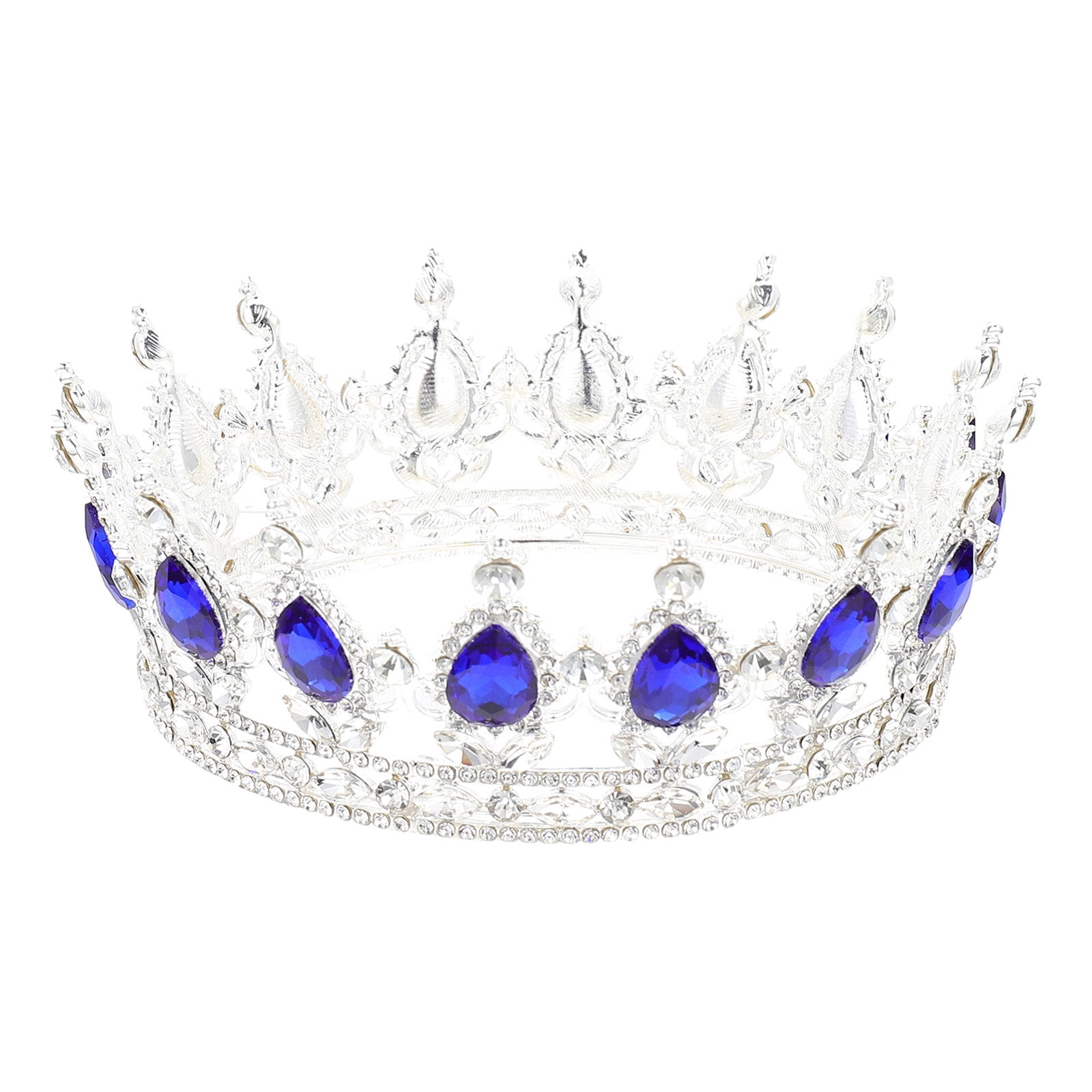 WORGEOUS Bridesmaid Headband Round Bridal Tiara Charming Crown Miss ...