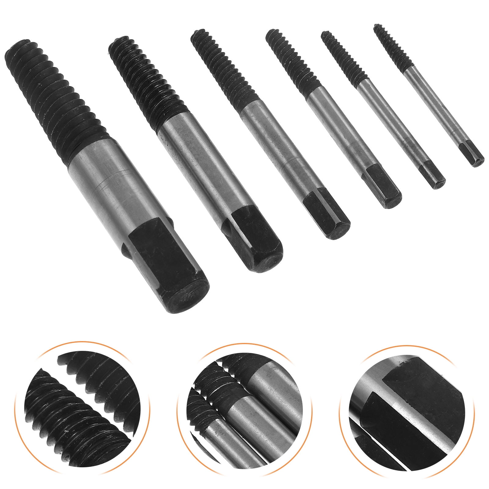 SOPOTUTU Screw Extractor Set Metal Multi Diy Enthusiasts Home Repairs 6 ...