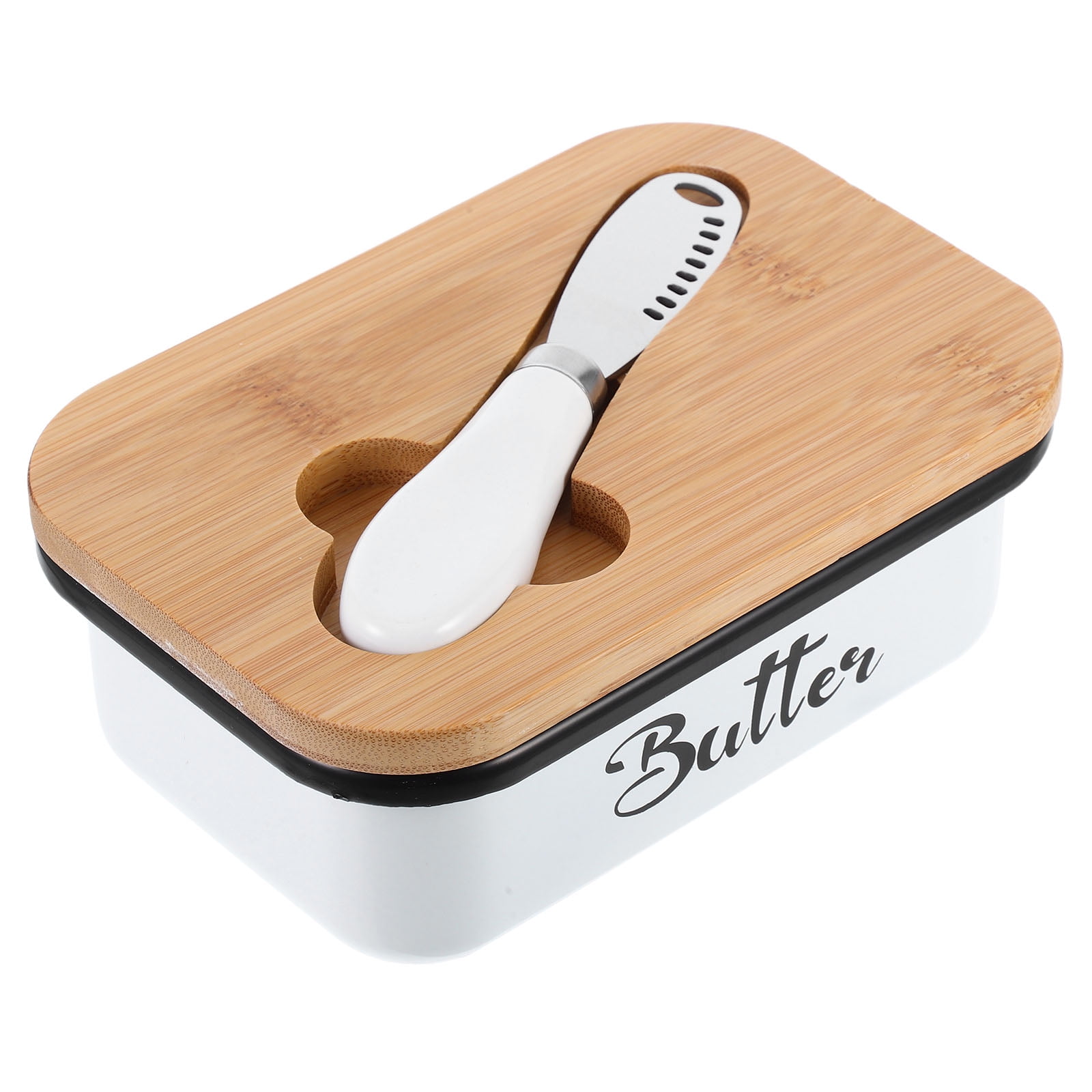WORGEOUS Butter Holder Butter Dish For Refrigerator Metal Butter Tray ...