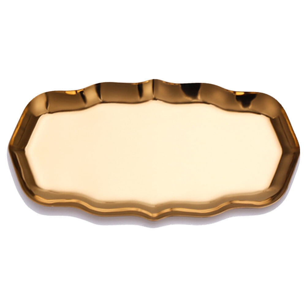 WORGEOUS Cabinet Porch Storage Tray Decorative Accessory Raised Edge ...