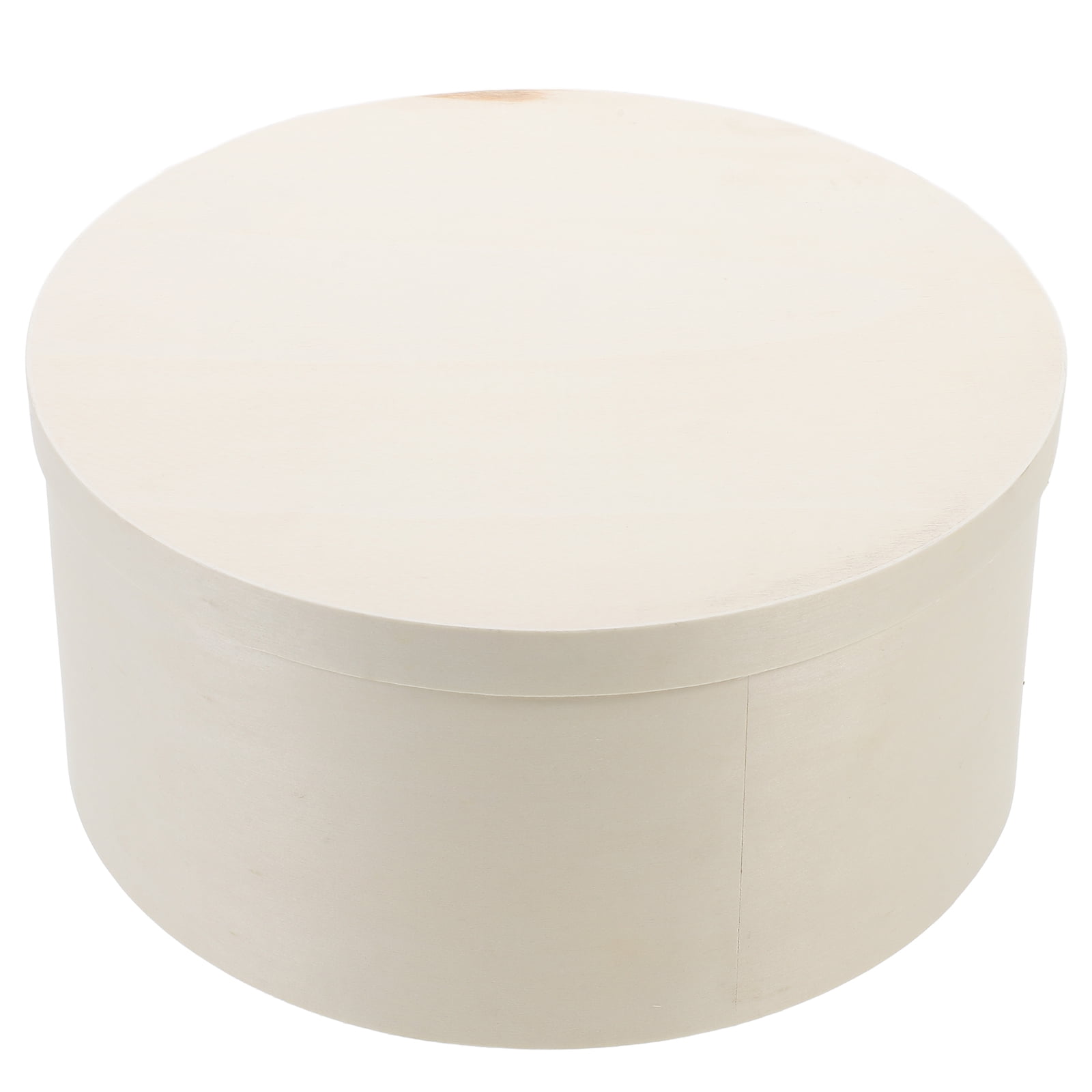 WORGEOUS Candies Wooden Box Wood Round Shaped Box Wooden Gift Packing ...