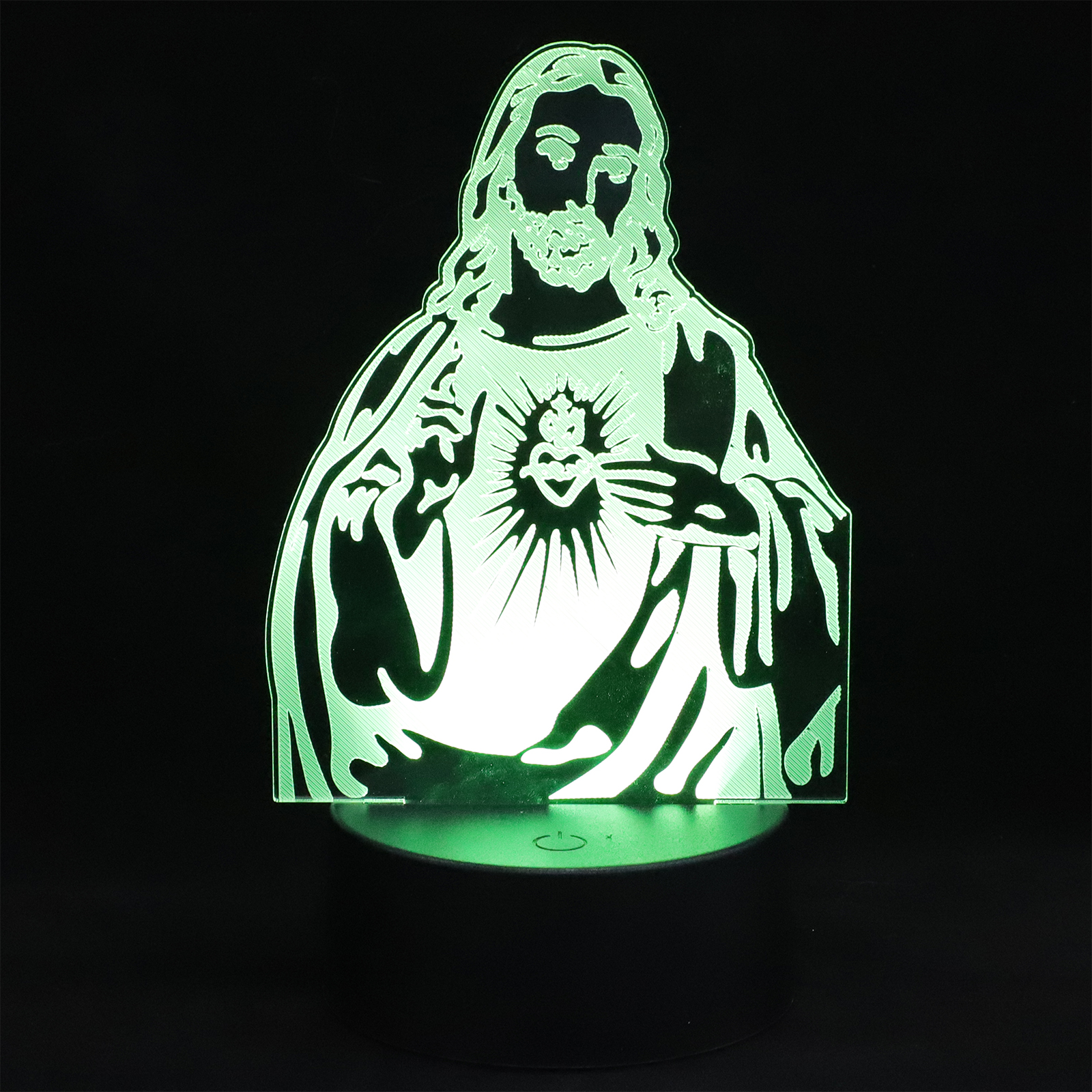 WORGEOUS Canisters Teapot Jesus Lamp Church Decor Compact Size Night ...