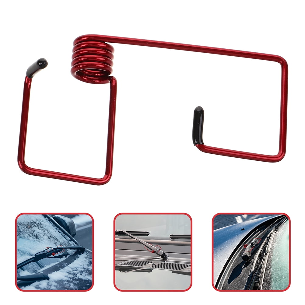 WORGEOUS Car Owners 3Pcs Red Wiper Arm Spring for Windshield Wiper ...