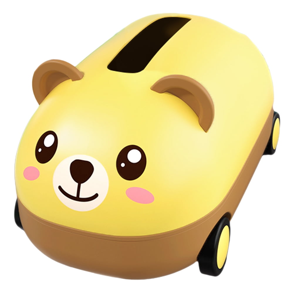 GETAJGHSD Yellow PP Car Shaped Tissue Box 1Pcs Decorative Tissue Holder ...