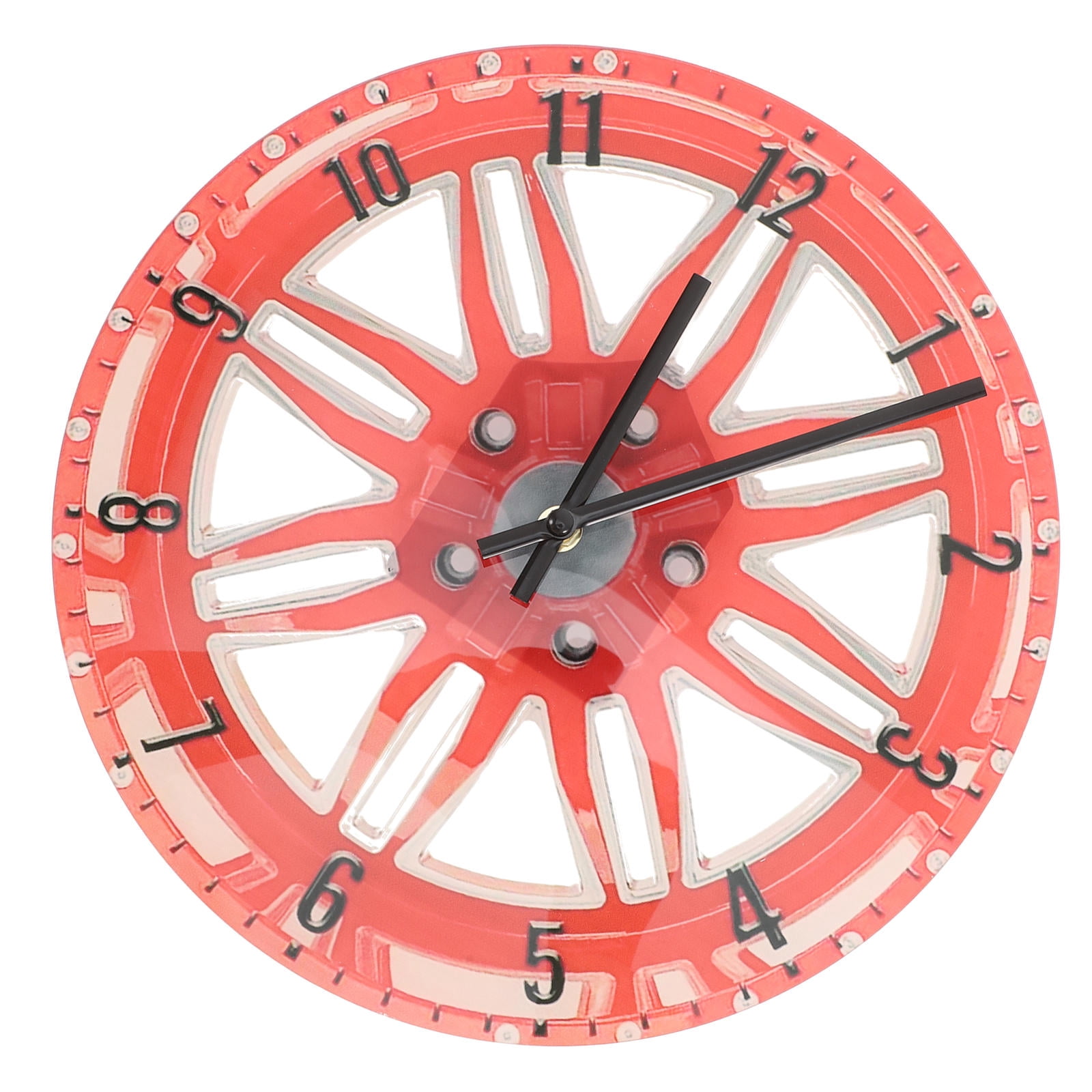 WORGEOUS Car Wheel Wall Clock 3D Retro Silent Wall Clock With Quartz ...