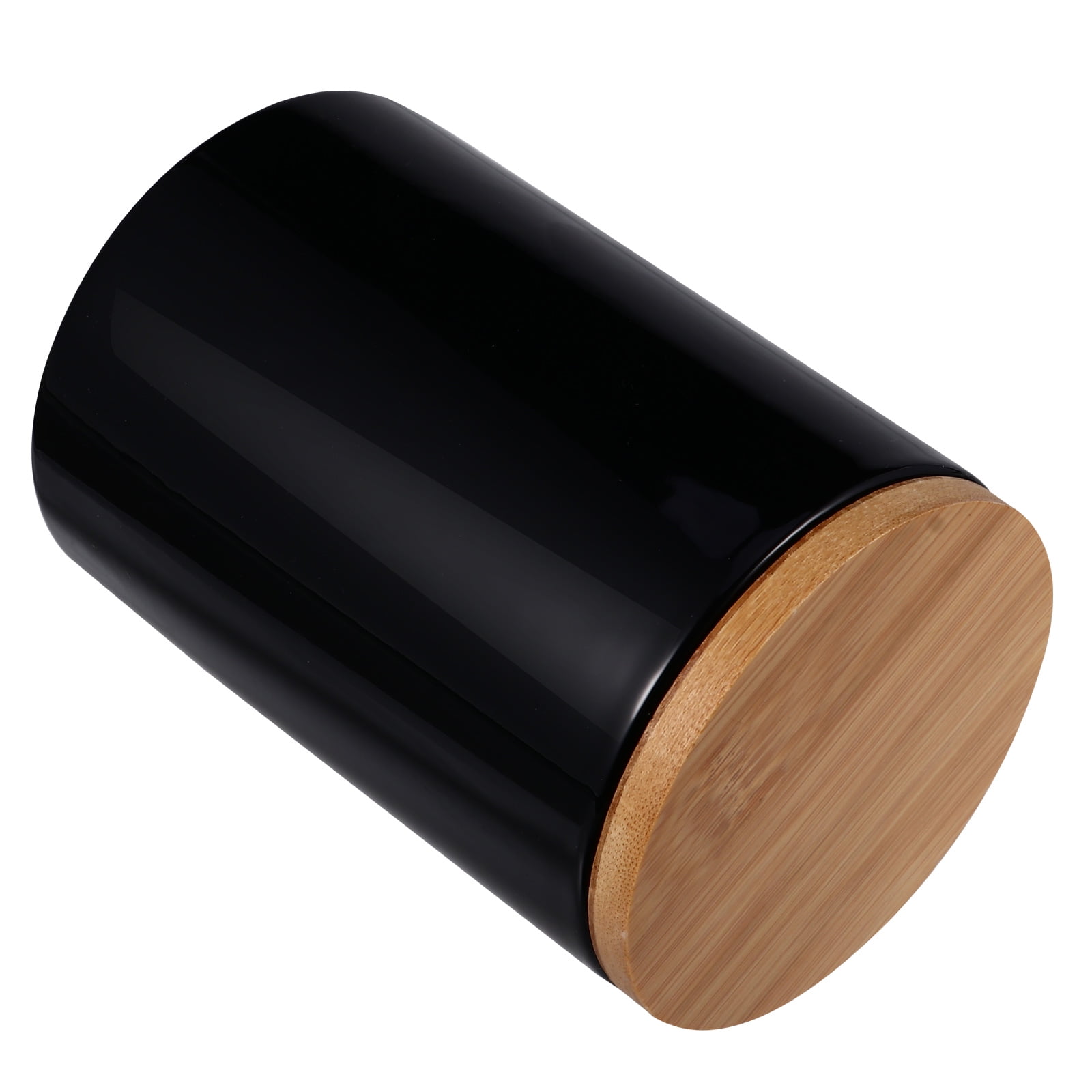 WORGEOUS Ceramic Sealing Can 1Pcs 14.5X10X10CM Black For Food Storage ...