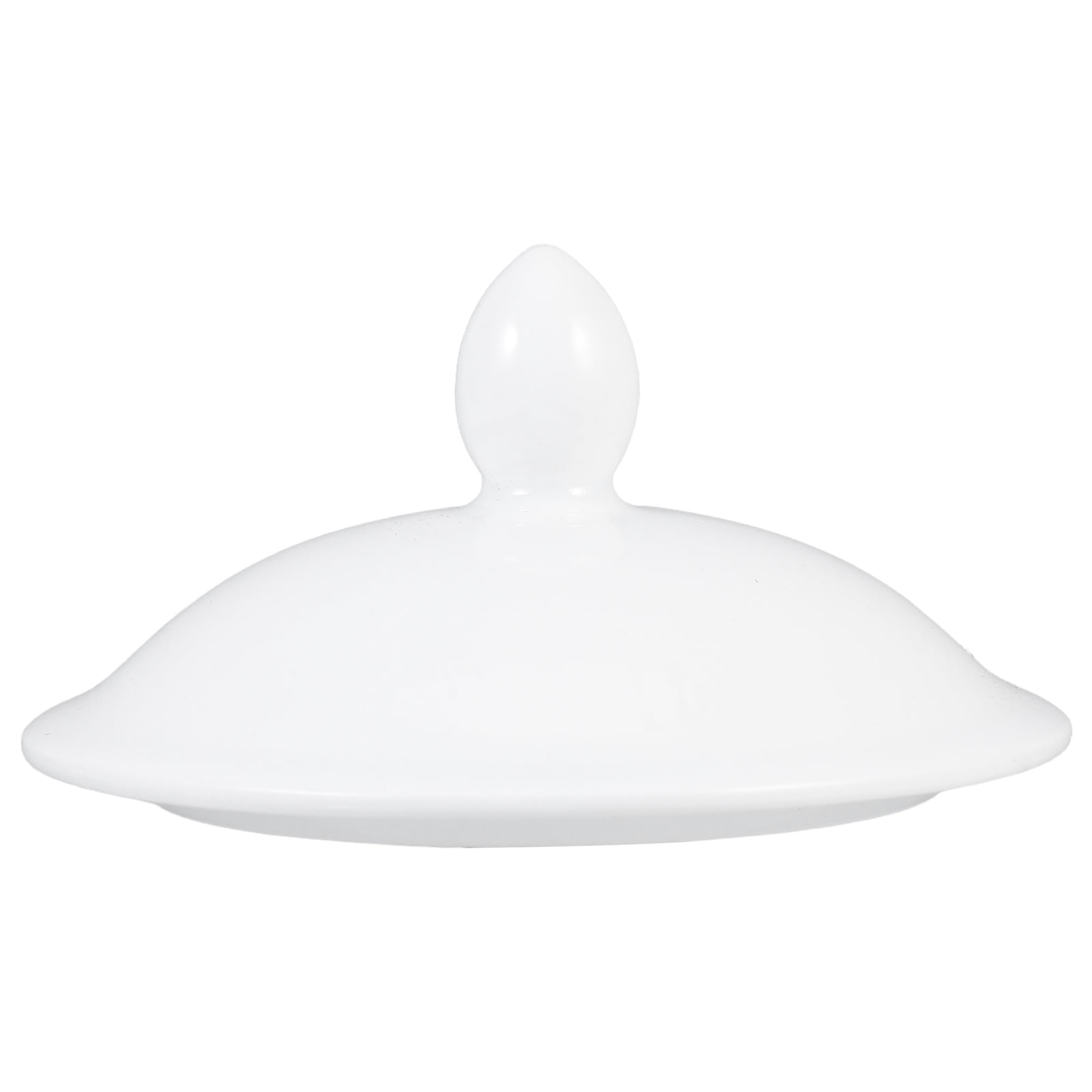 WORGEOUS Ceramic Tea Cup Lid White Teaware Cover Replacement Lid For ...