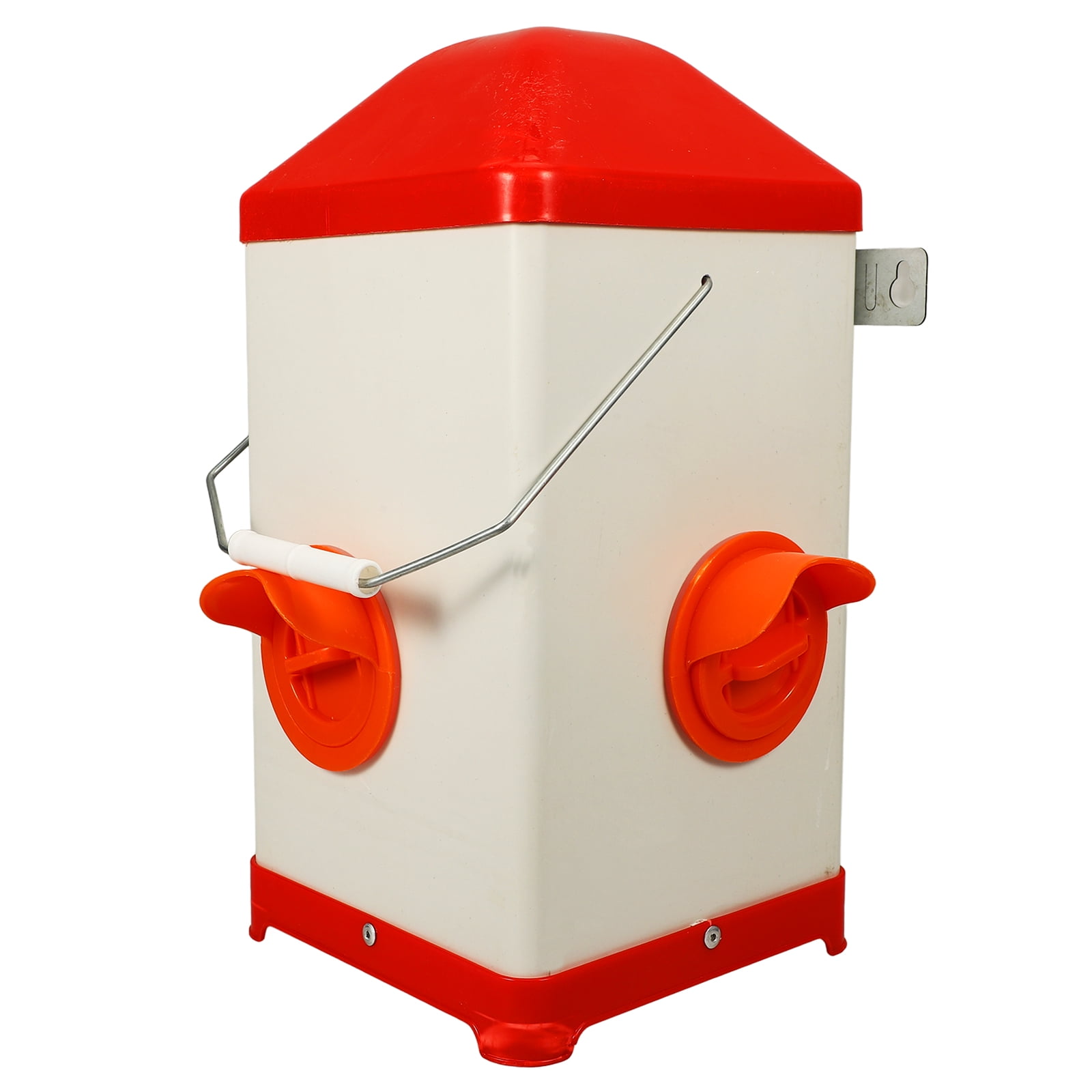 WORGEOUS Chick Feeding Container Hens Food Dispenser Automatic Feeder ...