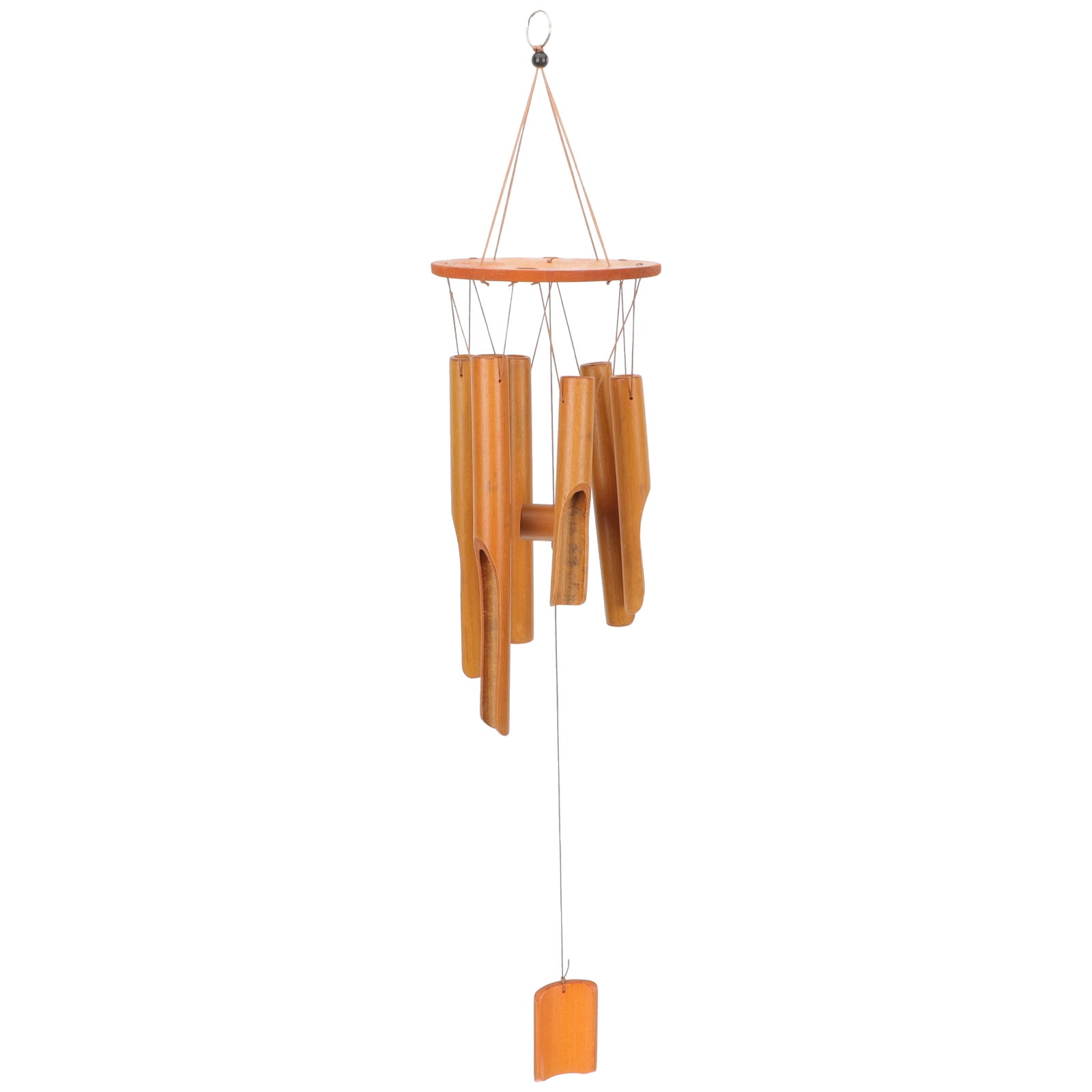 WORGEOUS Chime Outdoor Bamboo Wind Garden Hanging Adjustable Pendulum ...
