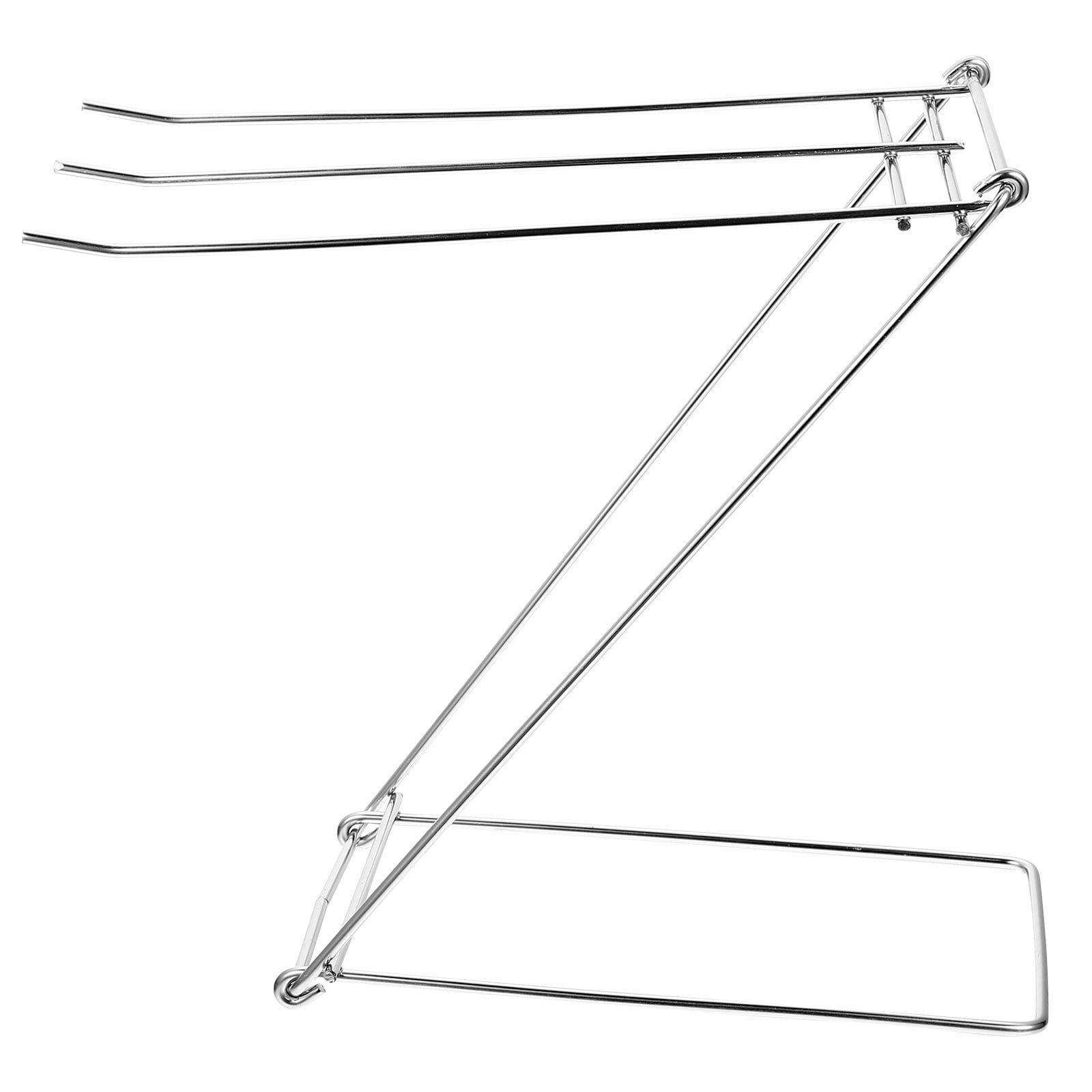 WORGEOUS Chrome Dishcloth Drainer Z-shaped Rag Holder 26.5X24.5X14.5CM ...