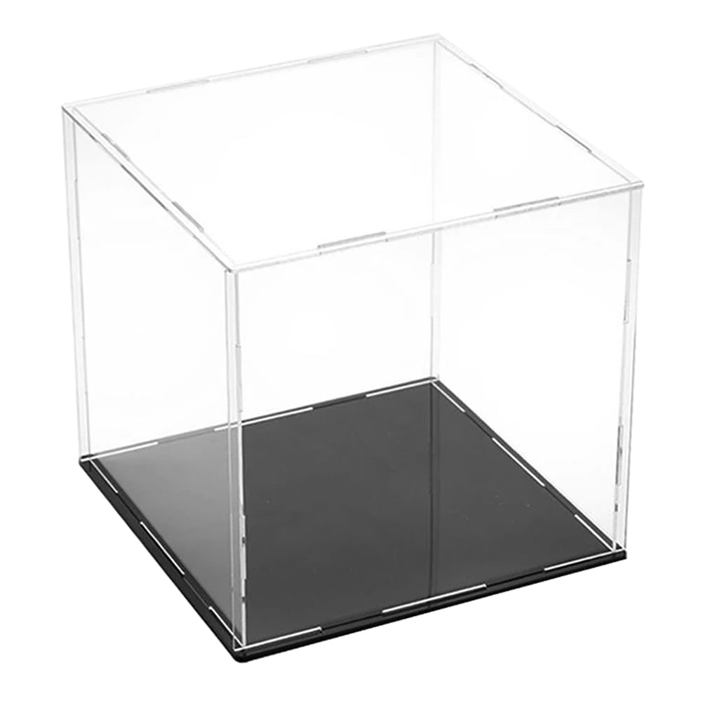 Transparent Display Case for Collectibles Clear Acrylic Box 1 Set ...
