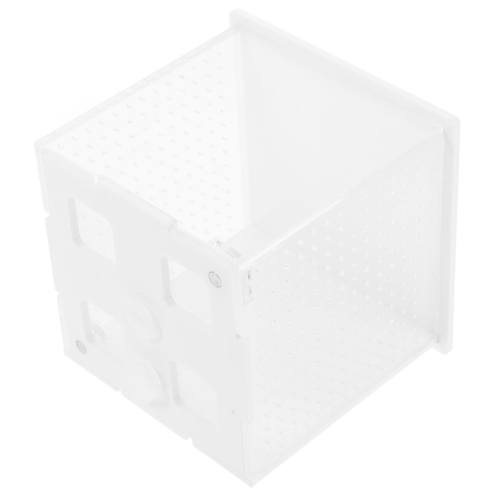 WORGEOUS Clear Containers For Feeding Reptile Box Transparent Reptile ...