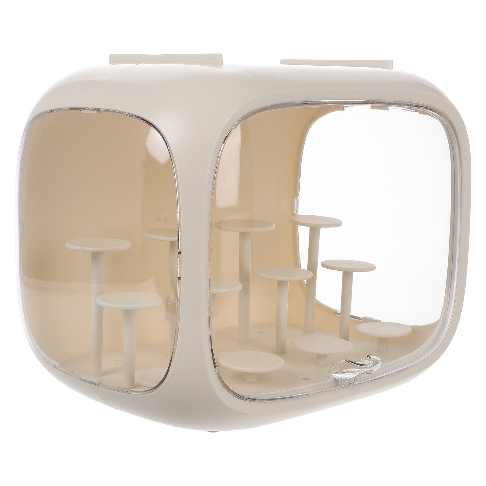 WORGEOUS Clear Doll Display Case Small Action Figure Showing Box ...