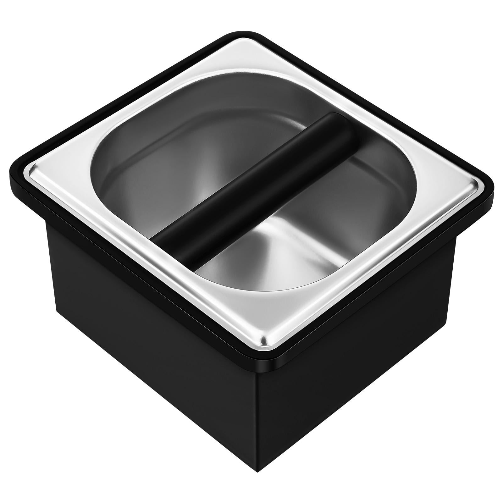 Stainless Steel Coffee Knock Box Espresso Grounds Container Nonslip ...
