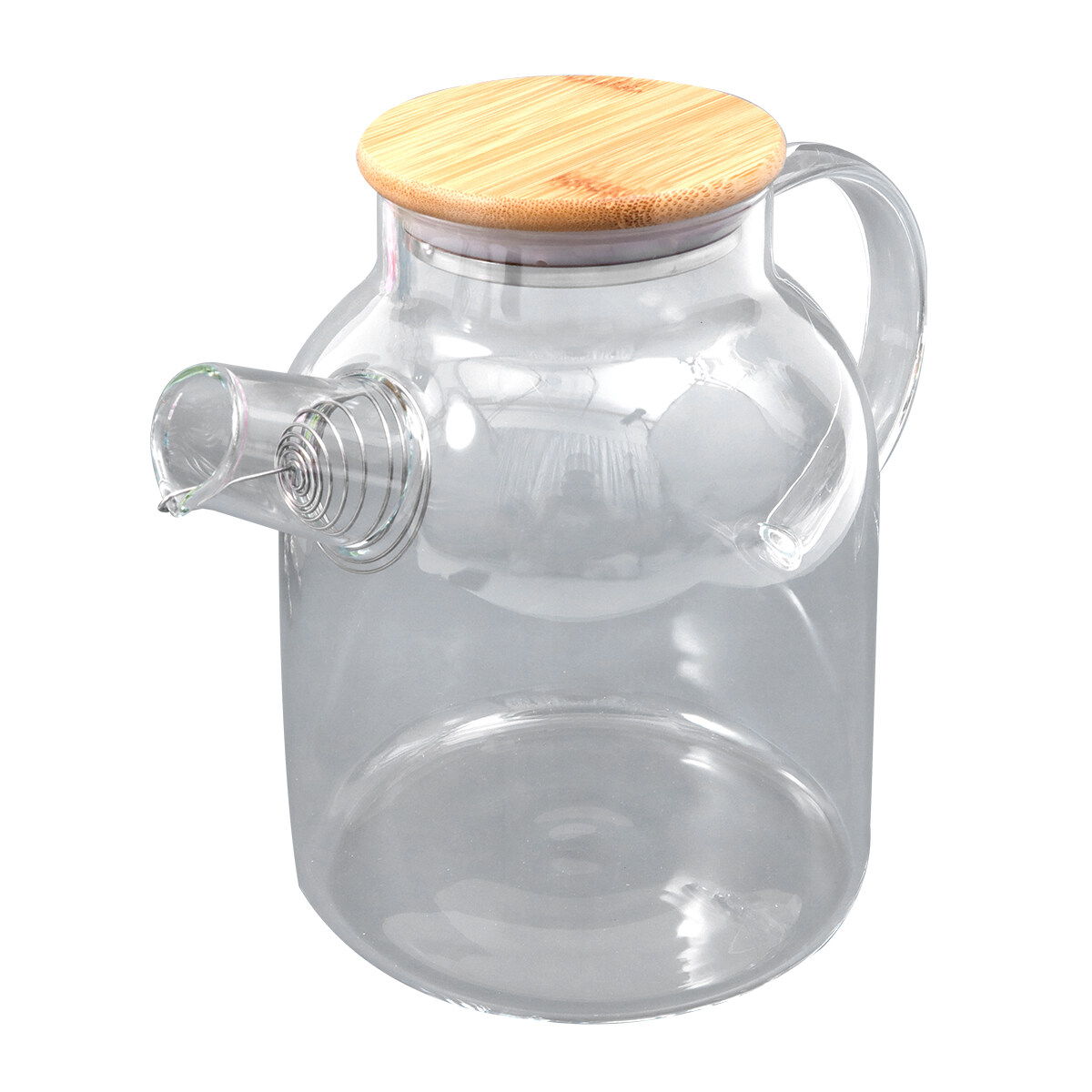 WORGEOUS Cold Water Container Glass Kettle for Home Lemonade Jugs Clear ...