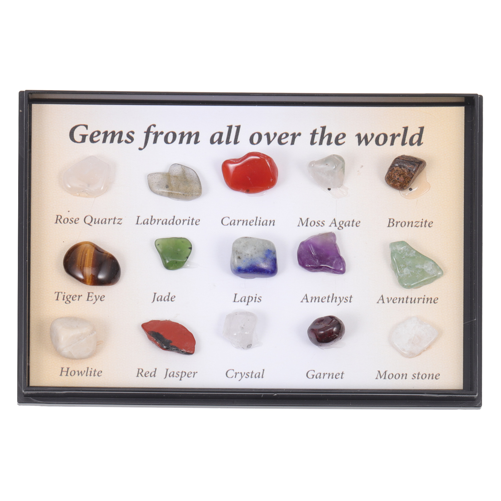 WORGEOUS Colored Crystal Specimen Collection Sample Gems Quartz Crafts ...
