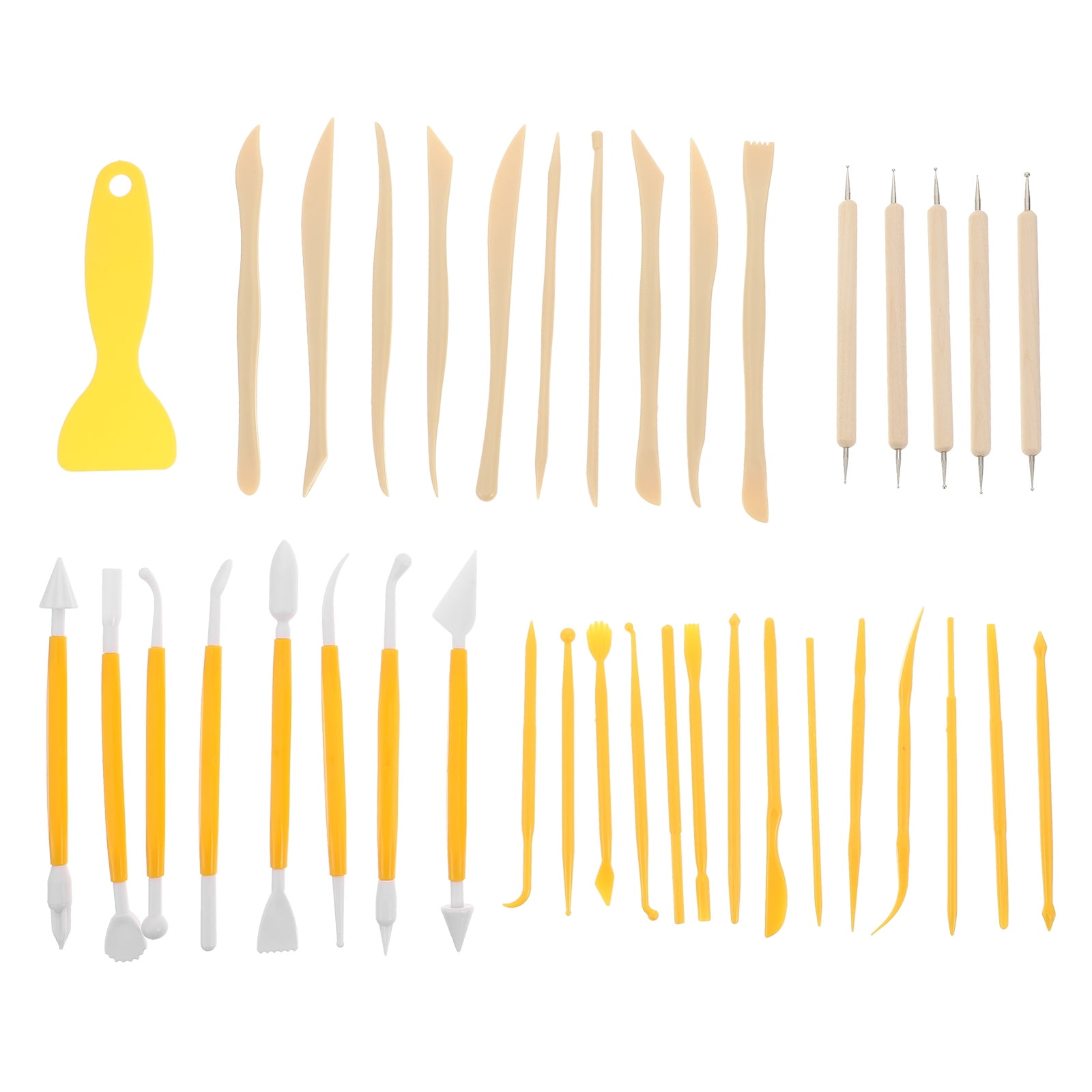 WORGEOUS Compact and Convenient Clay Tool Polymer Cutters Sculpture ...