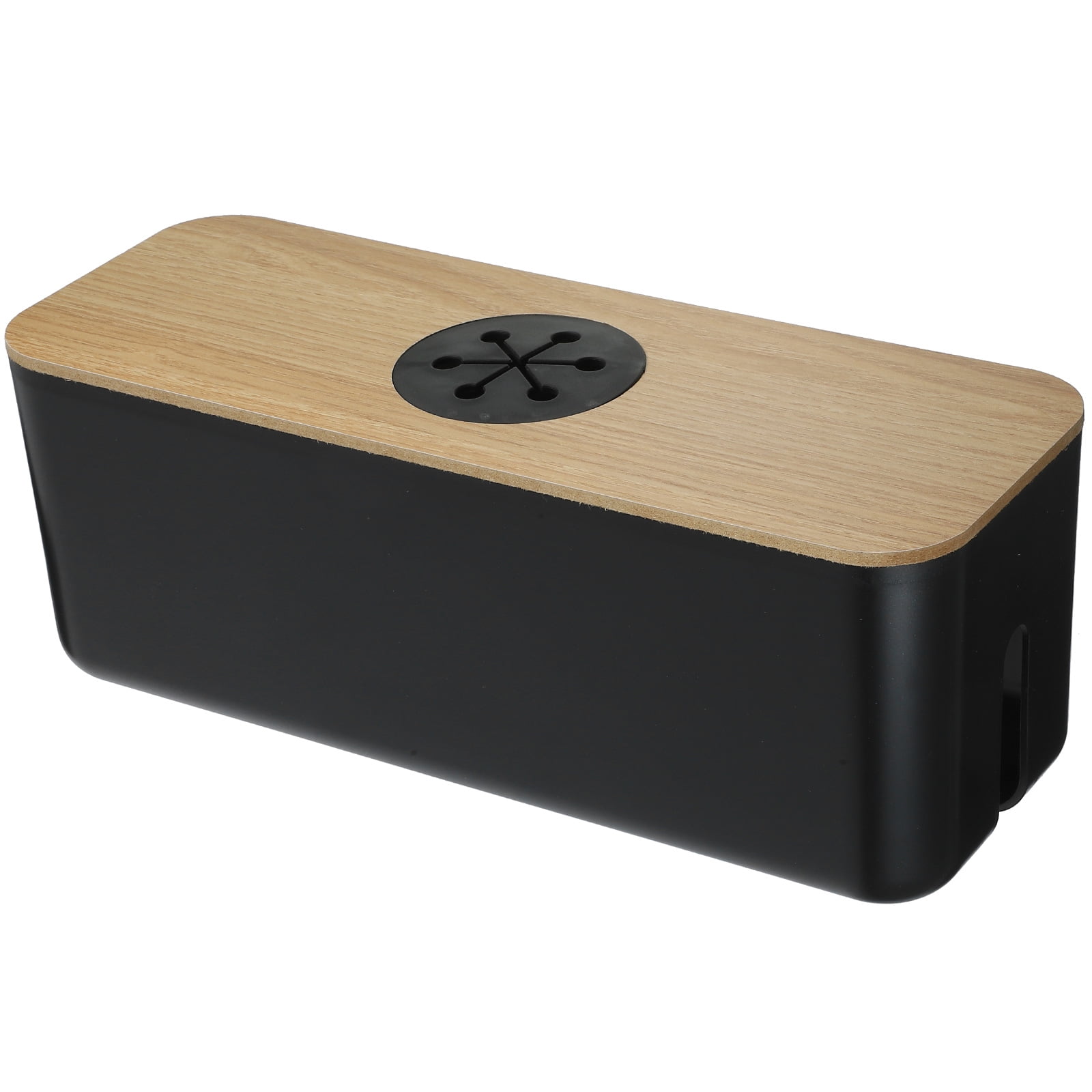 WORGEOUS Cord Boxes for Cables Desk Holder Underground Organizer Black ...