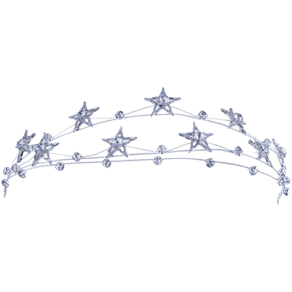 WORGEOUS Cosplay Accessories Bride Tiara for Wedding Miss Bridesmaid ...