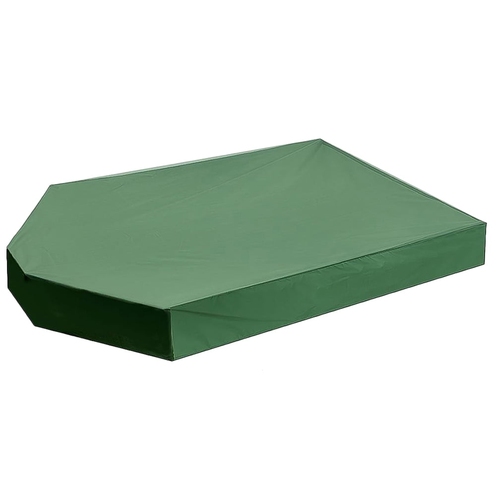 WORGEOUS Covered Sandbox Canopy Small Tarp Pit Kids Child Green ...