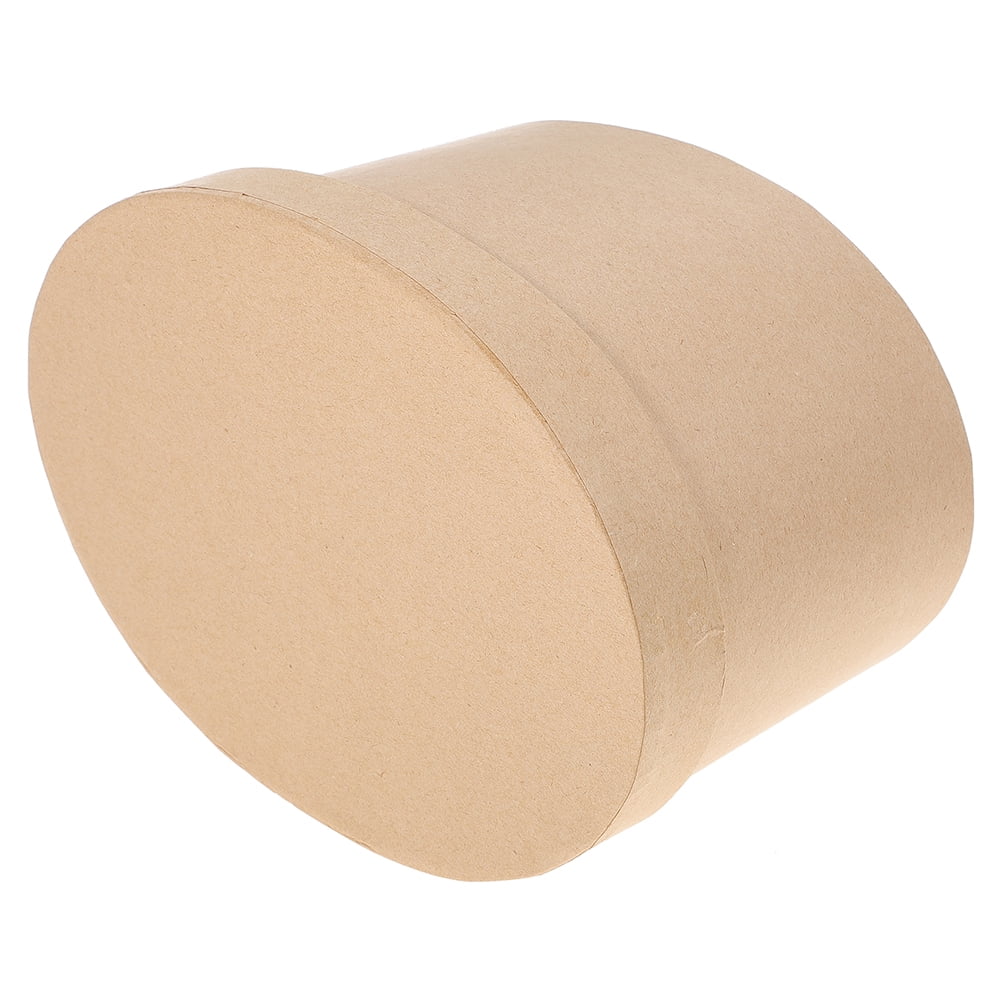 WORGEOUS Craft Paper Mache Round Boxes Paper Mache Mailbox For Office ...