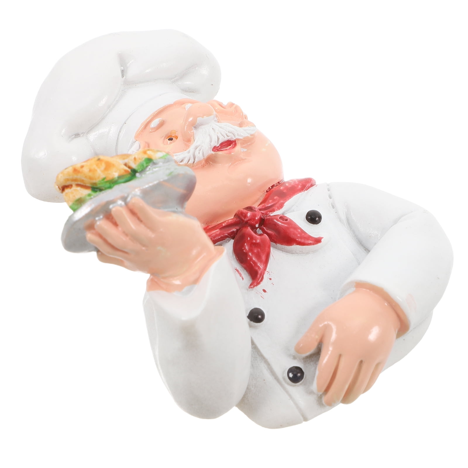 WORGEOUS Creative Chef Statue Plug Hook And Key Hanger Wall Mount For ...