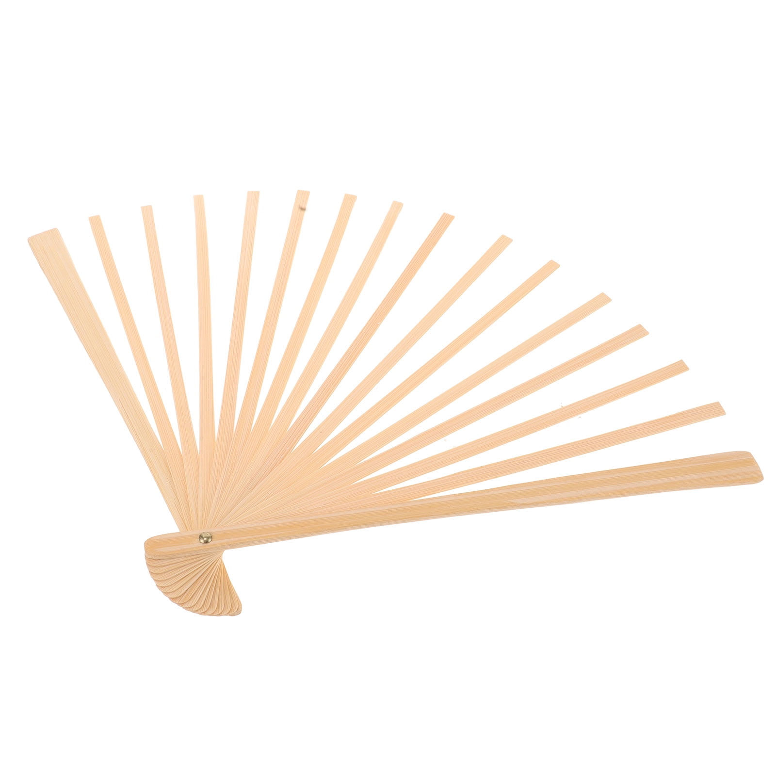 WORGEOUS DIY Japanese Style Bamboo Fan Frame Smooth Fan Making Frame ...