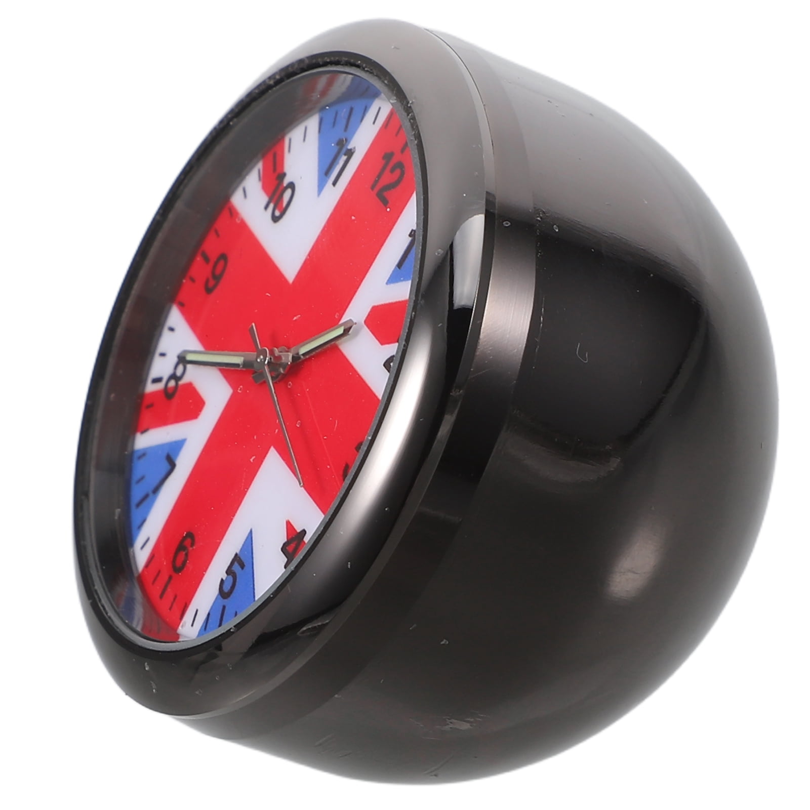 WORGEOUS Dashboard Car Clock Mini Tiny Analog Quartz Luminous Air Vent ...