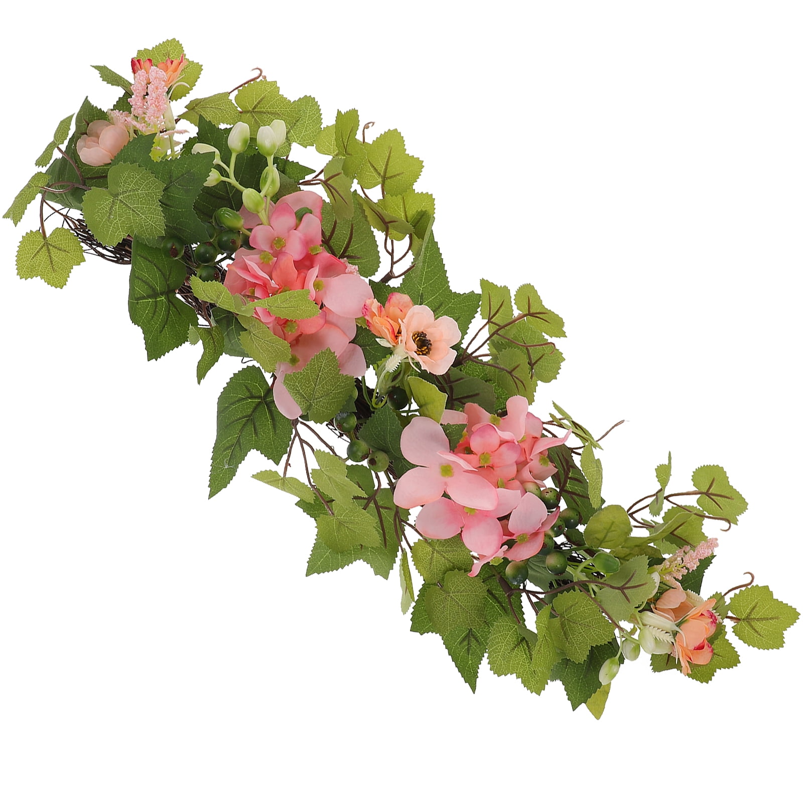 WORGEOUS Decoration Centerpiece Table Decorations Hydrangea Candle ...