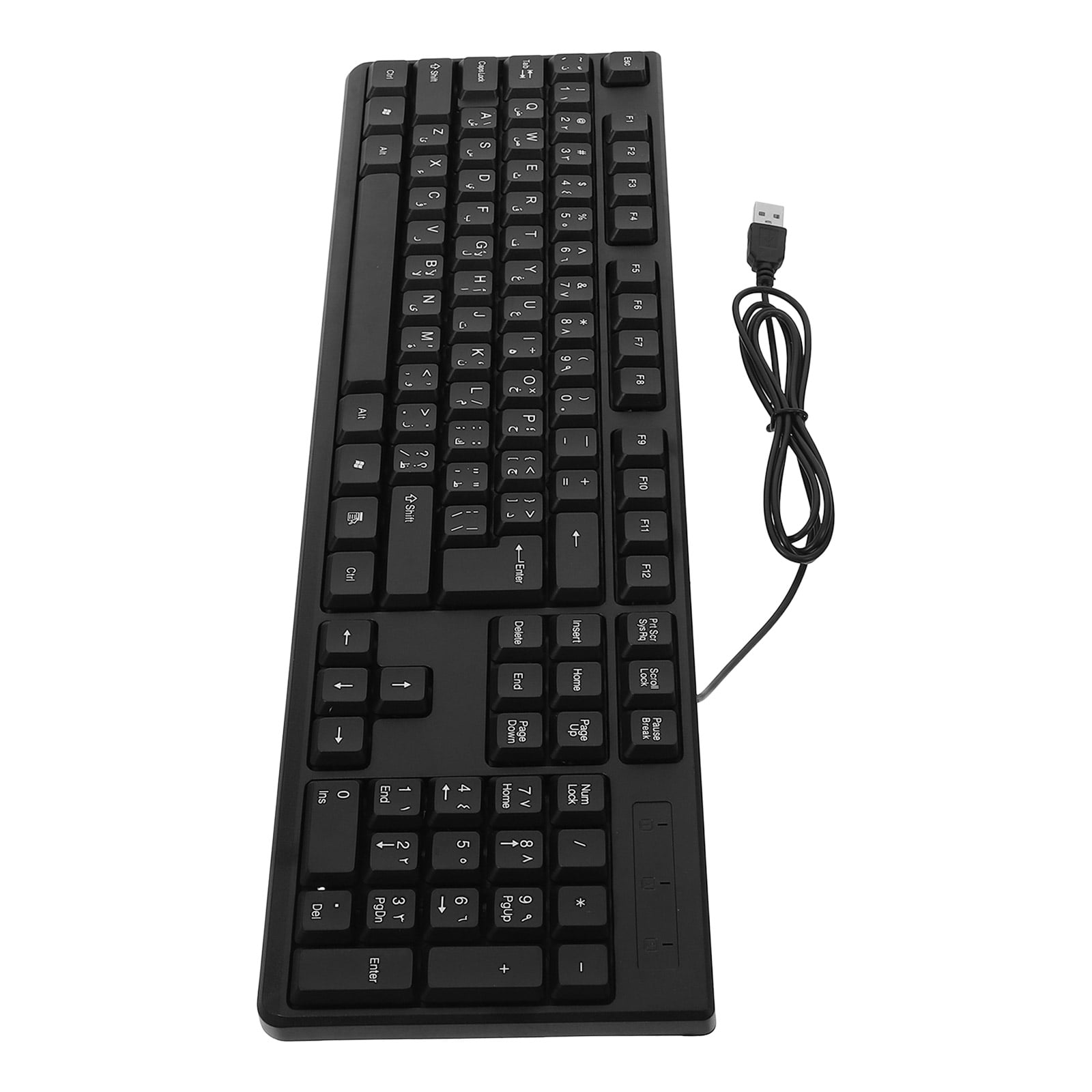 WORGEOUS Desktop Computer Keyboard Compact USB Mechanical Portable Work ...