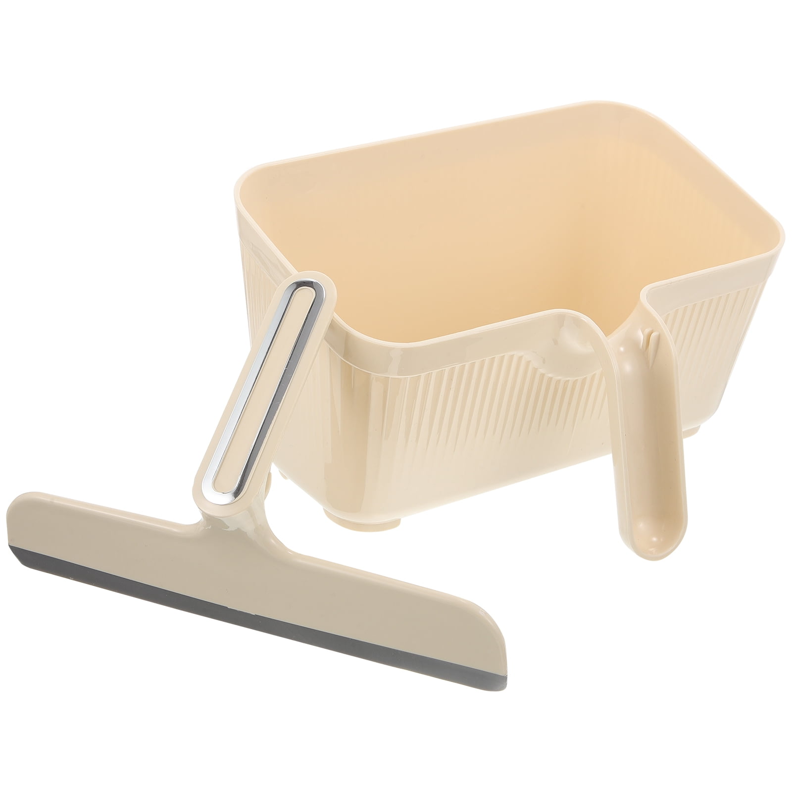 WORGEOUS Desktop Waste Storage Bucket Black Bin Tiny Trash Can Office ...