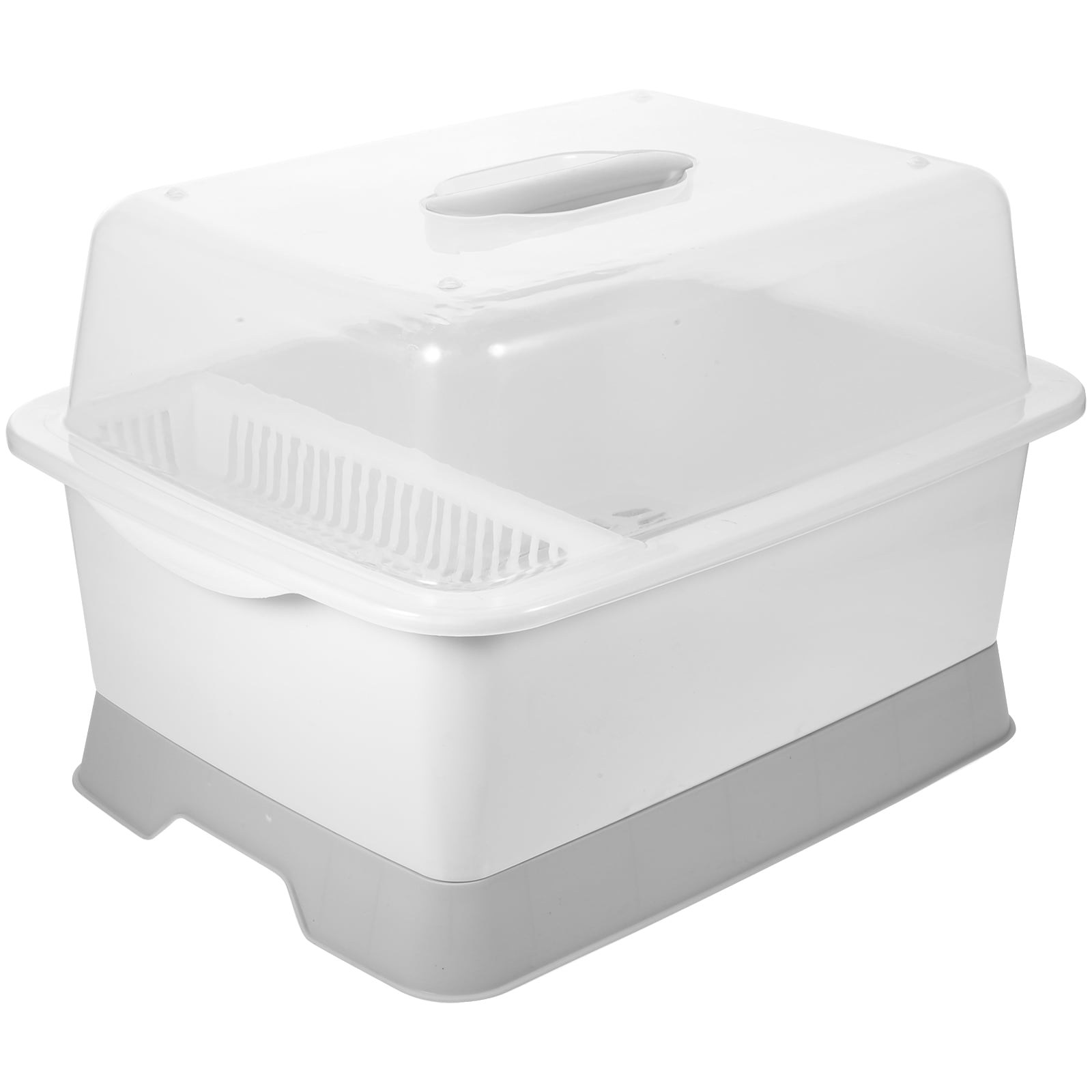 WORGEOUS Dish Drainer Rack Pans Drying Rack Cutlery Plate Chopsticks ...