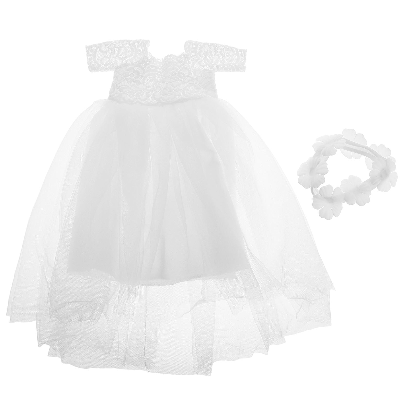 WORGEOUS Doll Bridal Dress Beautiful Wedding Gown For Dolls Doll ...