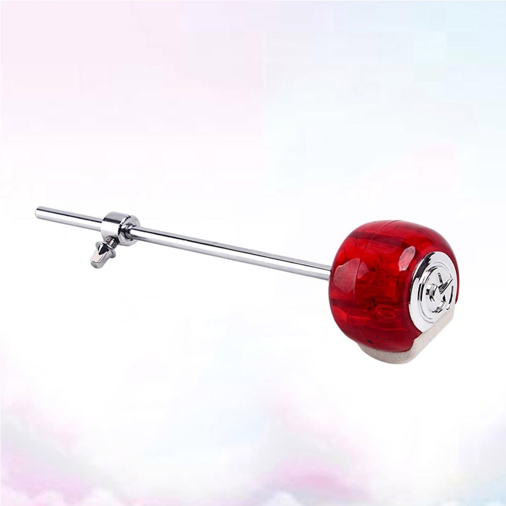 WORGEOUS Drum Equipment Bass Drum Hammer Beater Rubber Red 1Pack ...