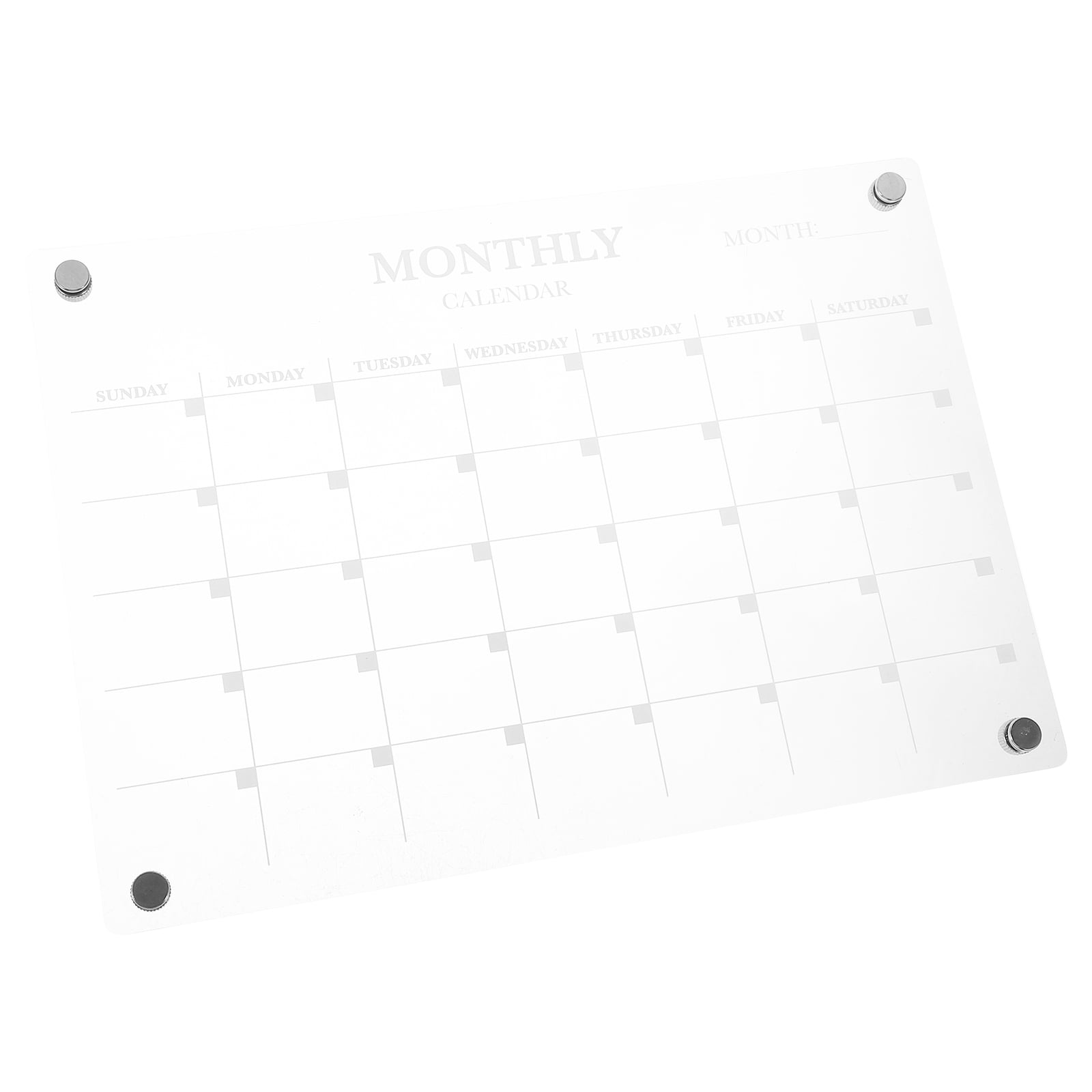 WORGEOUS Dry Erase Board Fridge Magnetic Board Reusable Dry Erase ...