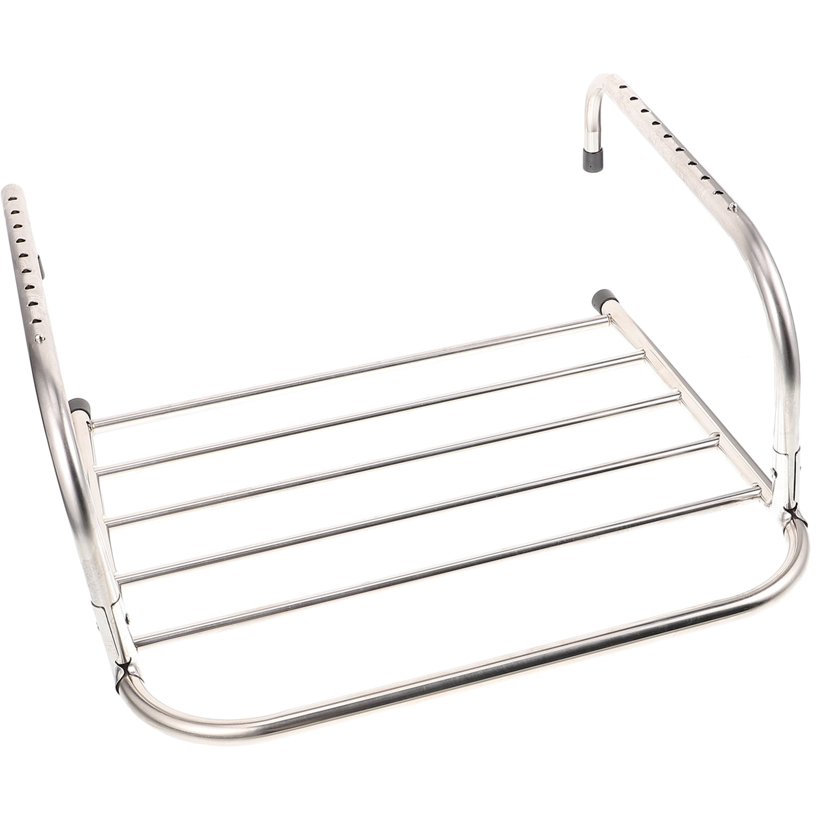 SOPOTUTU Clothes Drying Rack for Balcony Clothes Drying Rack Silver ...