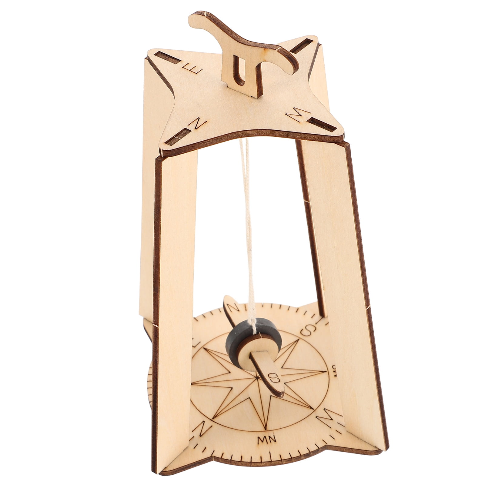 WORGEOUS Educational Wooden 3D Puzzles STEM Floating Compass Assemble ...