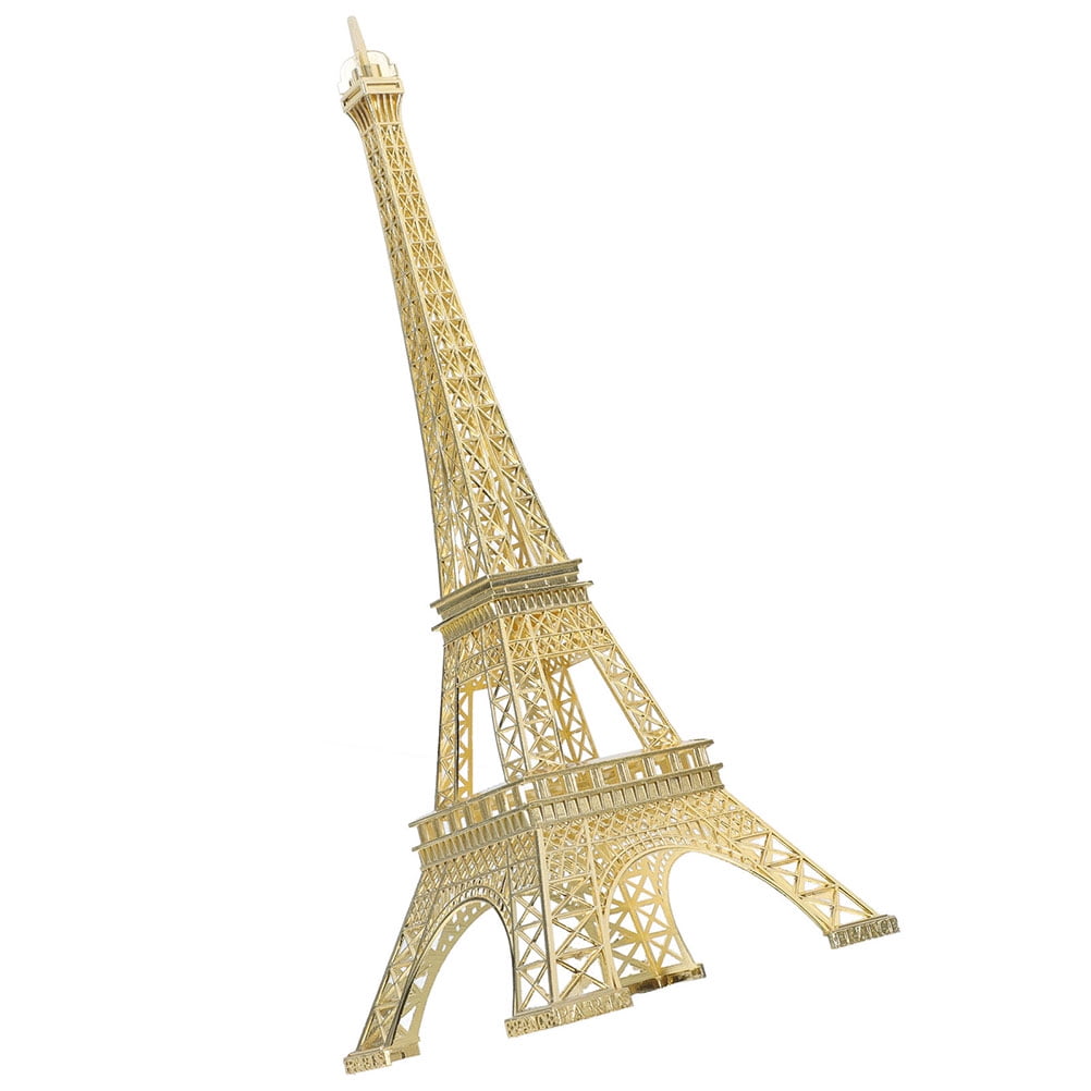 WORGEOUS Eiffel Tower Collectible Figurine Metal Tower Model Sculpture Creative European Style ...