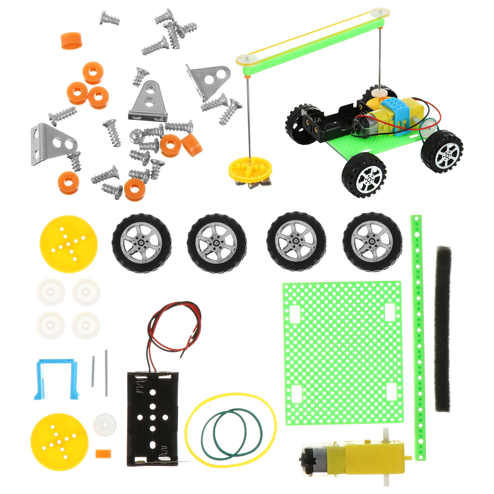WORGEOUS Electric Educational Toy DIY Kids Robot for Black and White ...