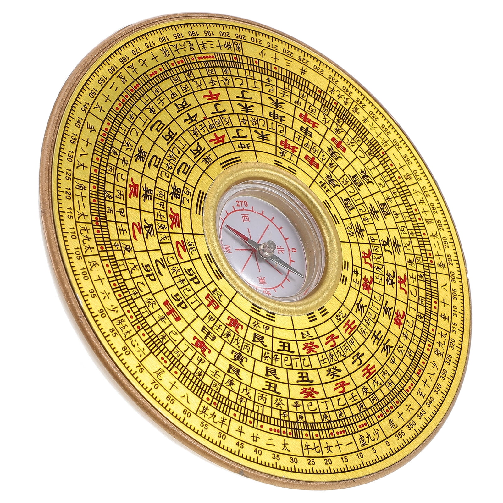 WORGEOUS Elegant Alloy Feng Shui Compass Portable Compass Traditional ...